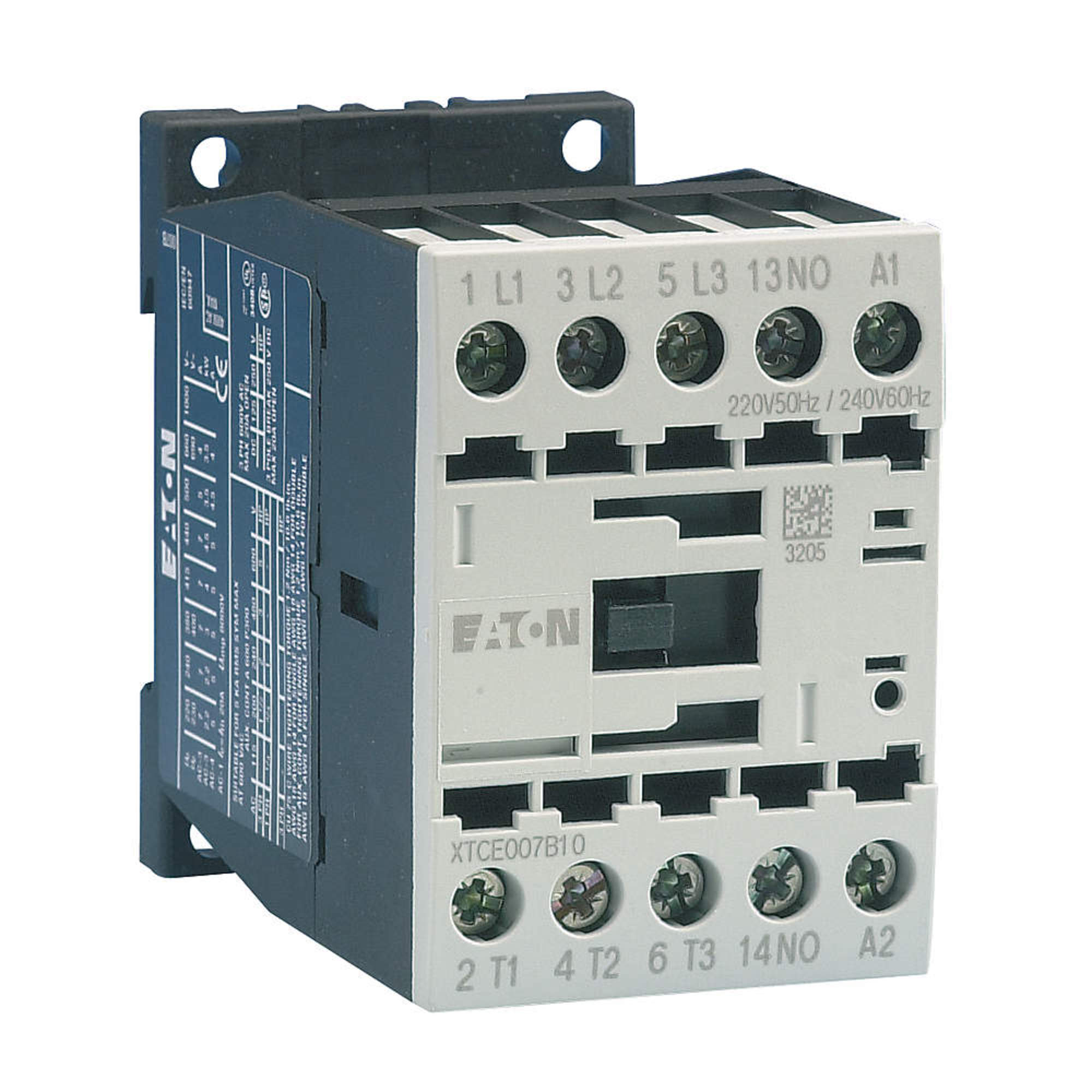 Eaton Electrical - XTCE012B01TD - Eaton XT IEC contactor, 12A, 24 Vdc ...