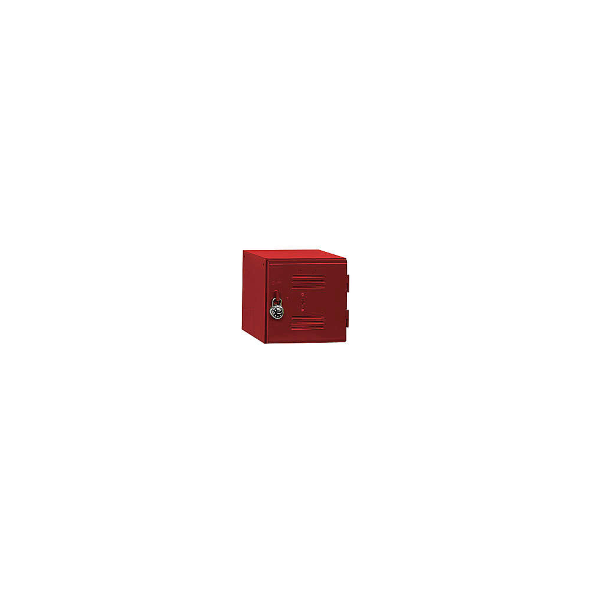 Equipto - 121212 RED - Cherry Red Box Locker, (1) Tier, (1) Wide ...
