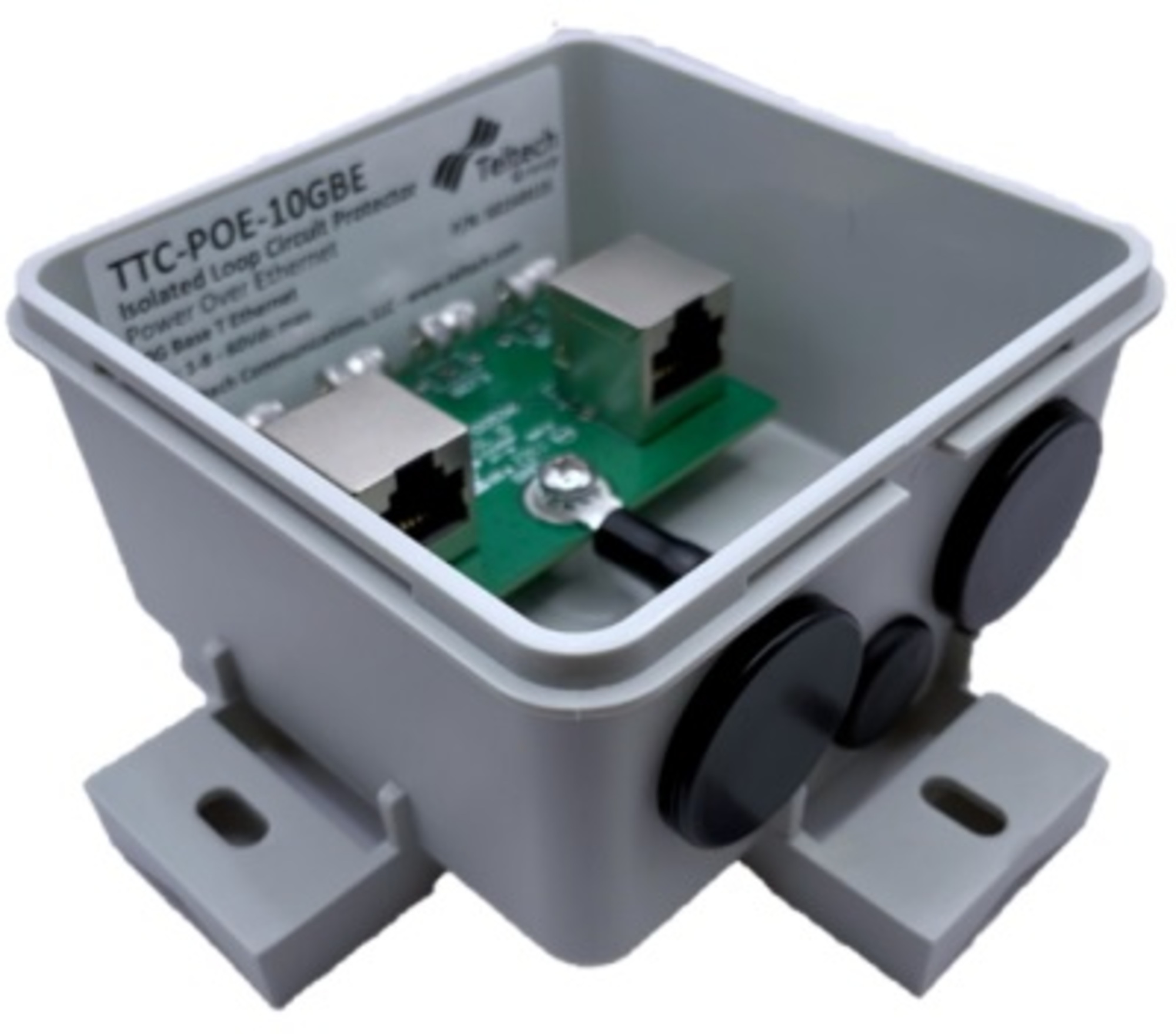 Teltech - TTC-POE-10GBE-SPD - Teltech 10GB POE Surge Protective Device ...