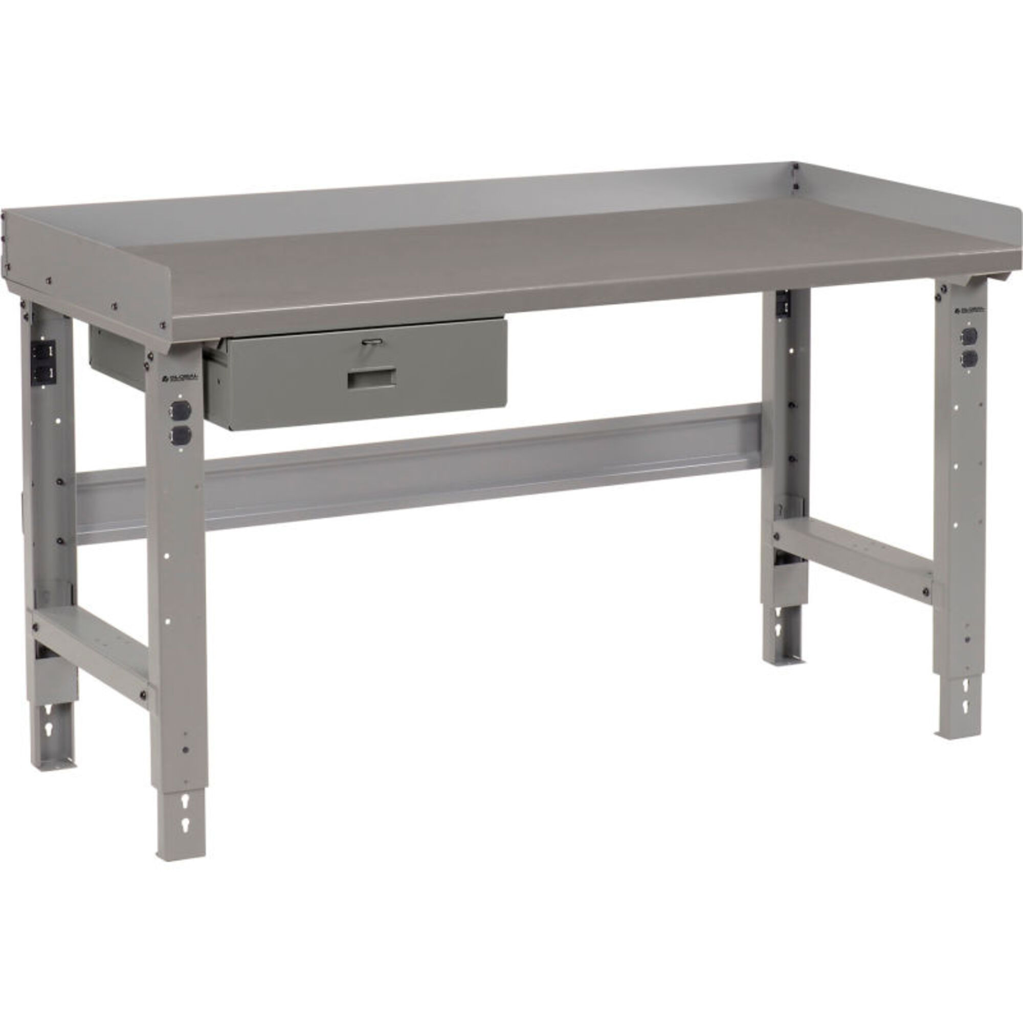 Global Industrial - 318687 - Workbench w/ Steel Square Edge Top ...