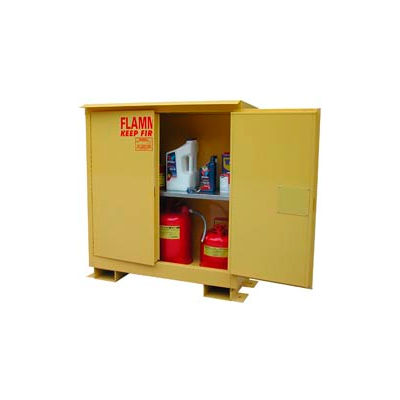 Securall Cabinets - A130WP1-YEL - Flammable Safety Cabinet with Roof ...