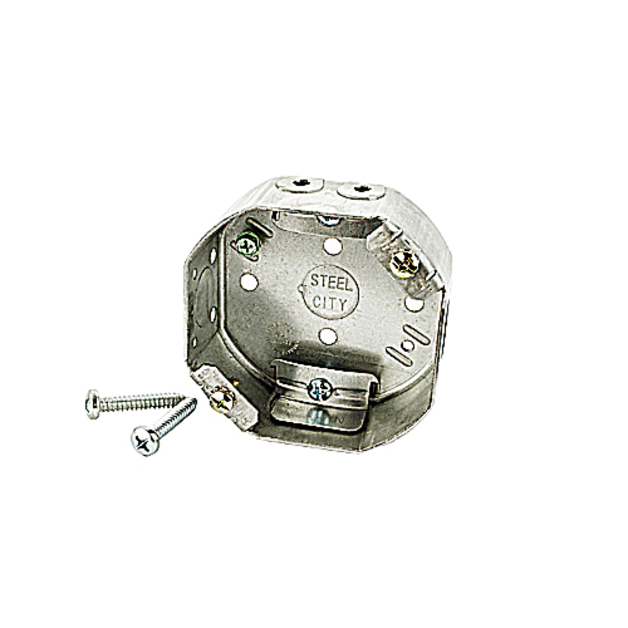 Steel City / ABB - 54151-CFB - Octagon Ceiling Fan Box, 15.8 Cubic ...