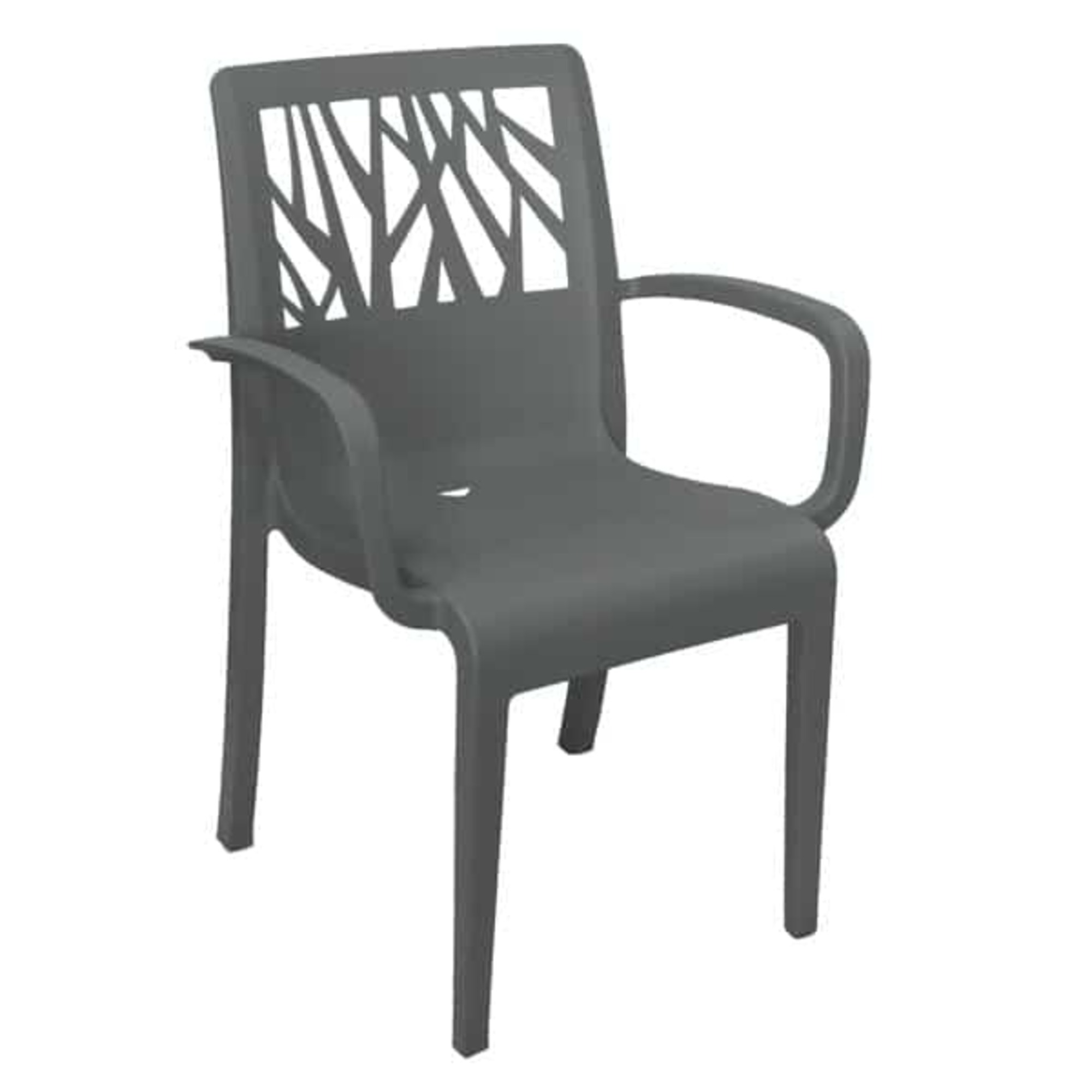 Grosfillex - US203002 - Grosfillex US203002 Vegetal Stacking Armchair ...