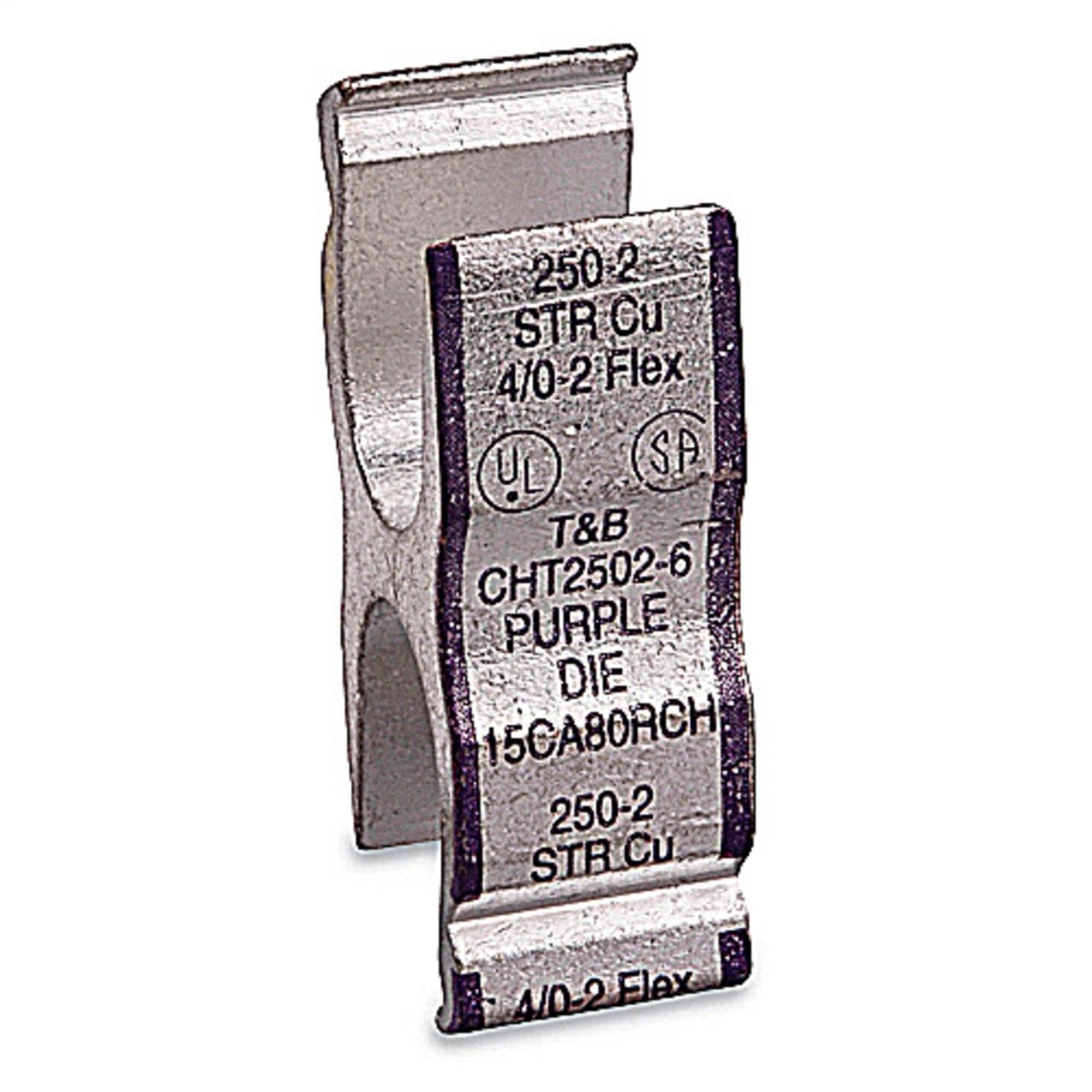 ABB - CHT2502-6 - Compression Taps, Copper, 2 AWG to 250 kcmil (4/0 to ...