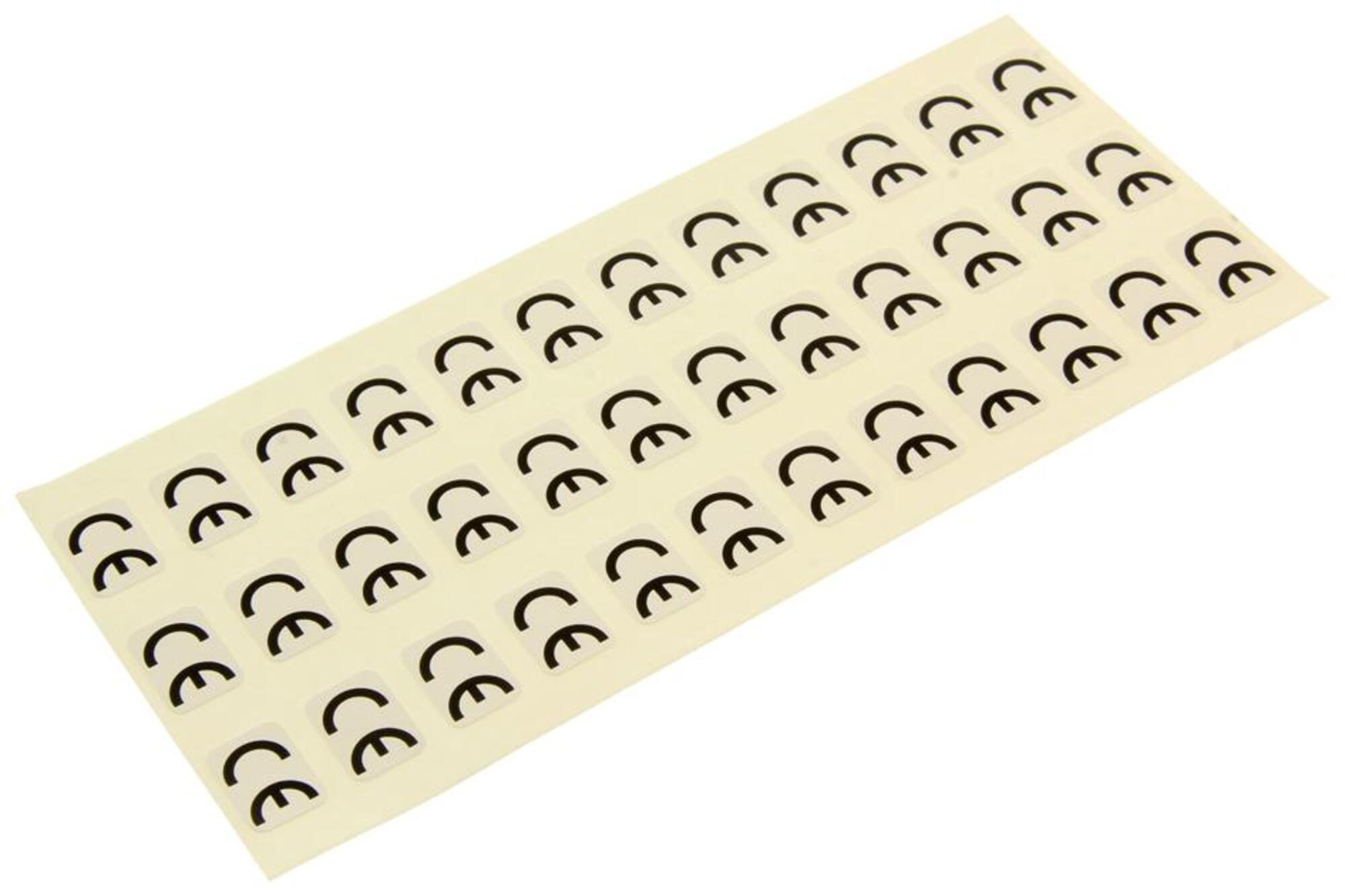 TE Connectivity - QCE10 - Label, Legend, 12.7 mm, 9 mm, Vinyl, CE (moq ...