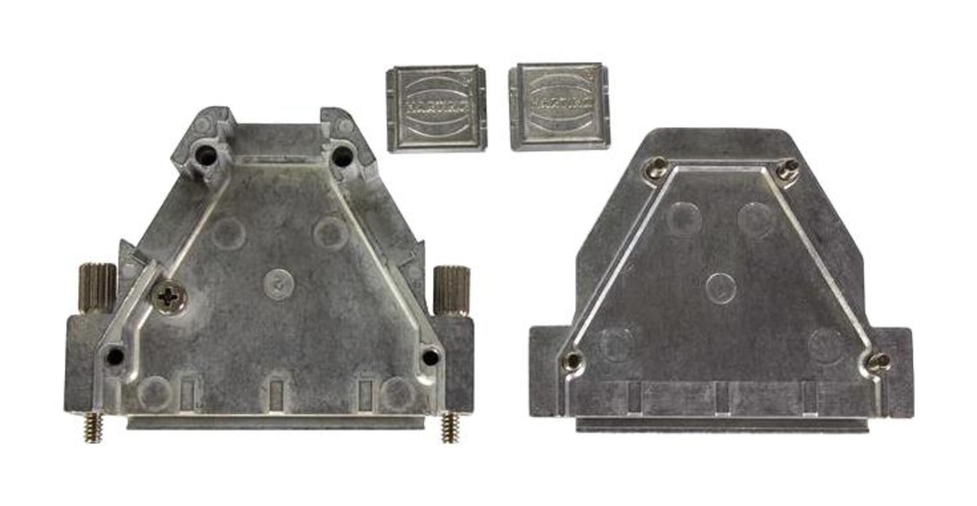 Harting - 61030010017 - D Sub Backshell, InduCom Series, DB, 45, 180 ...