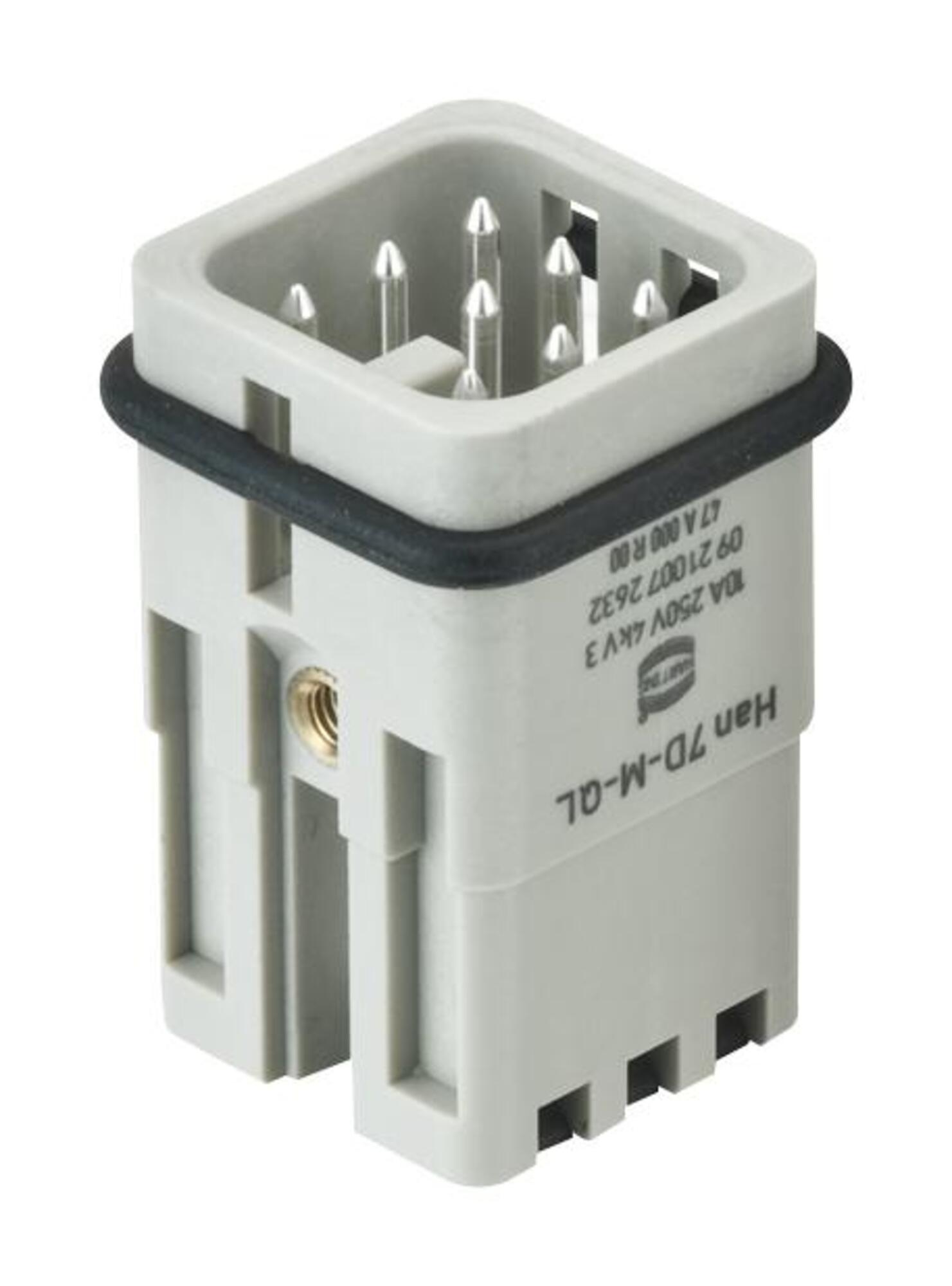 Harting - 09210072632 - Han D Male Insert: Han 7D-M Quick Lock 22-16 ...