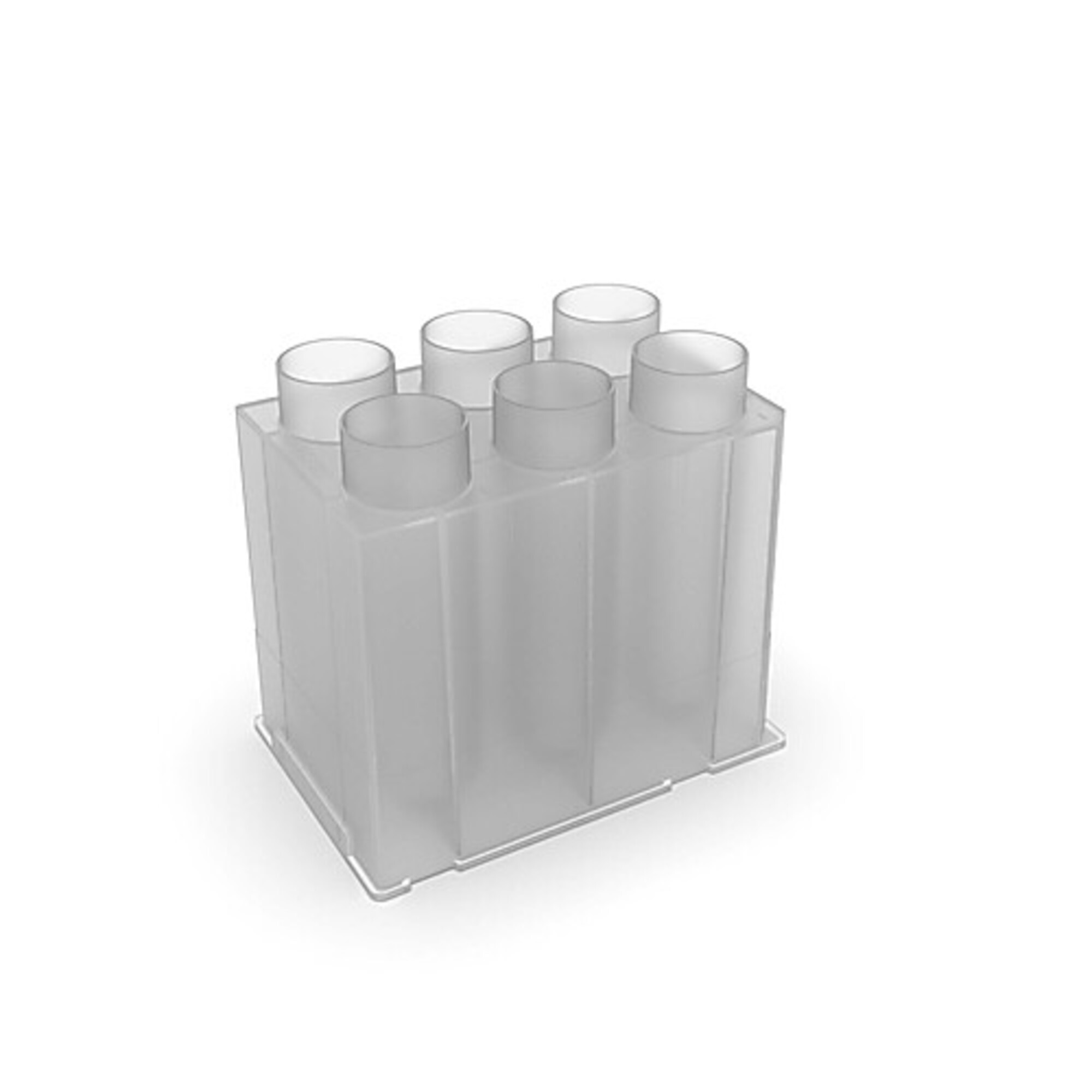 Clickbio - XBLOK650-1E - XBLOK 650 PLATE, SIX 50ML WELLS, STERILE ...