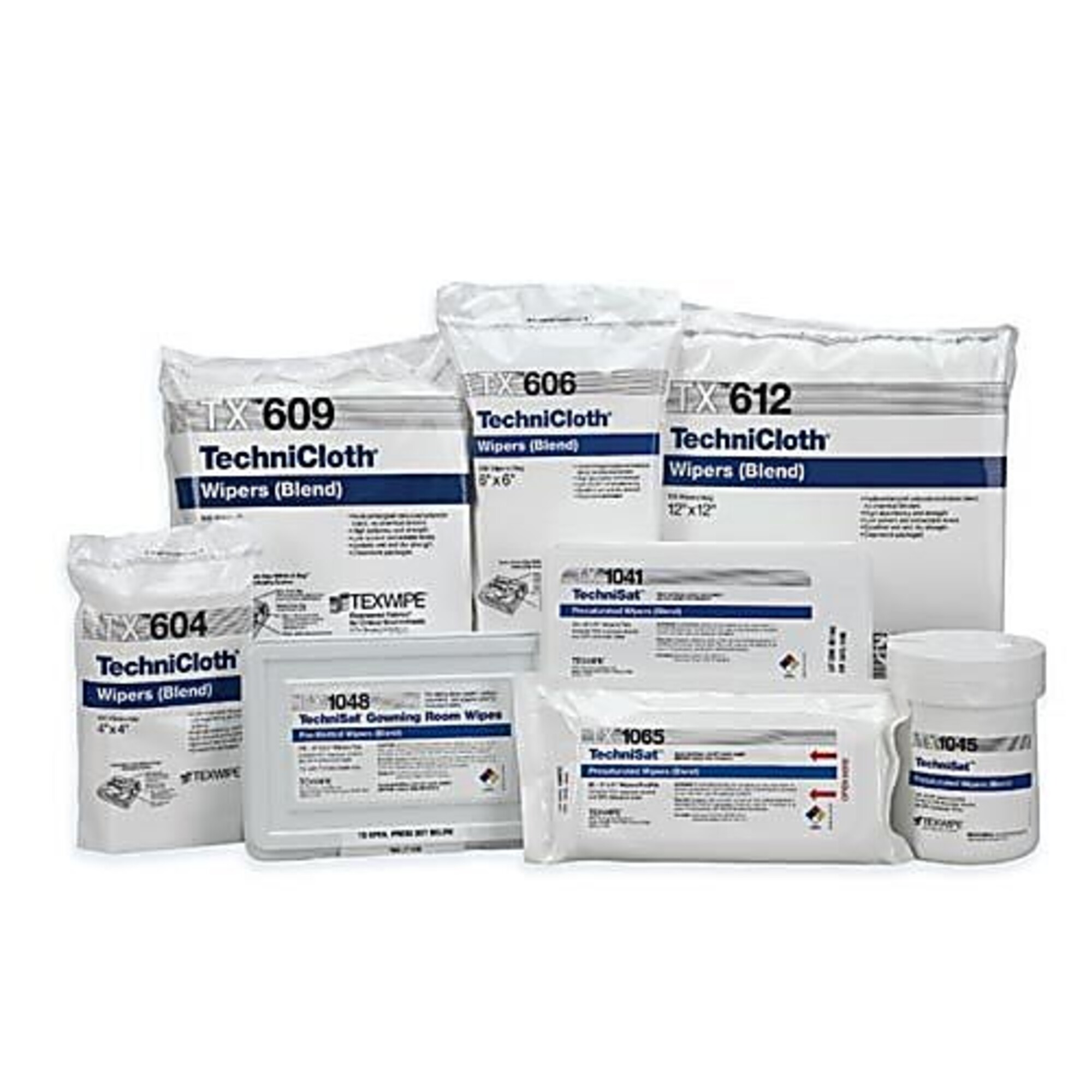 Texwipe / ITW - TX612-CASEOF1500 - Wiper, Texwipe, Technicloth, 12x12 ...