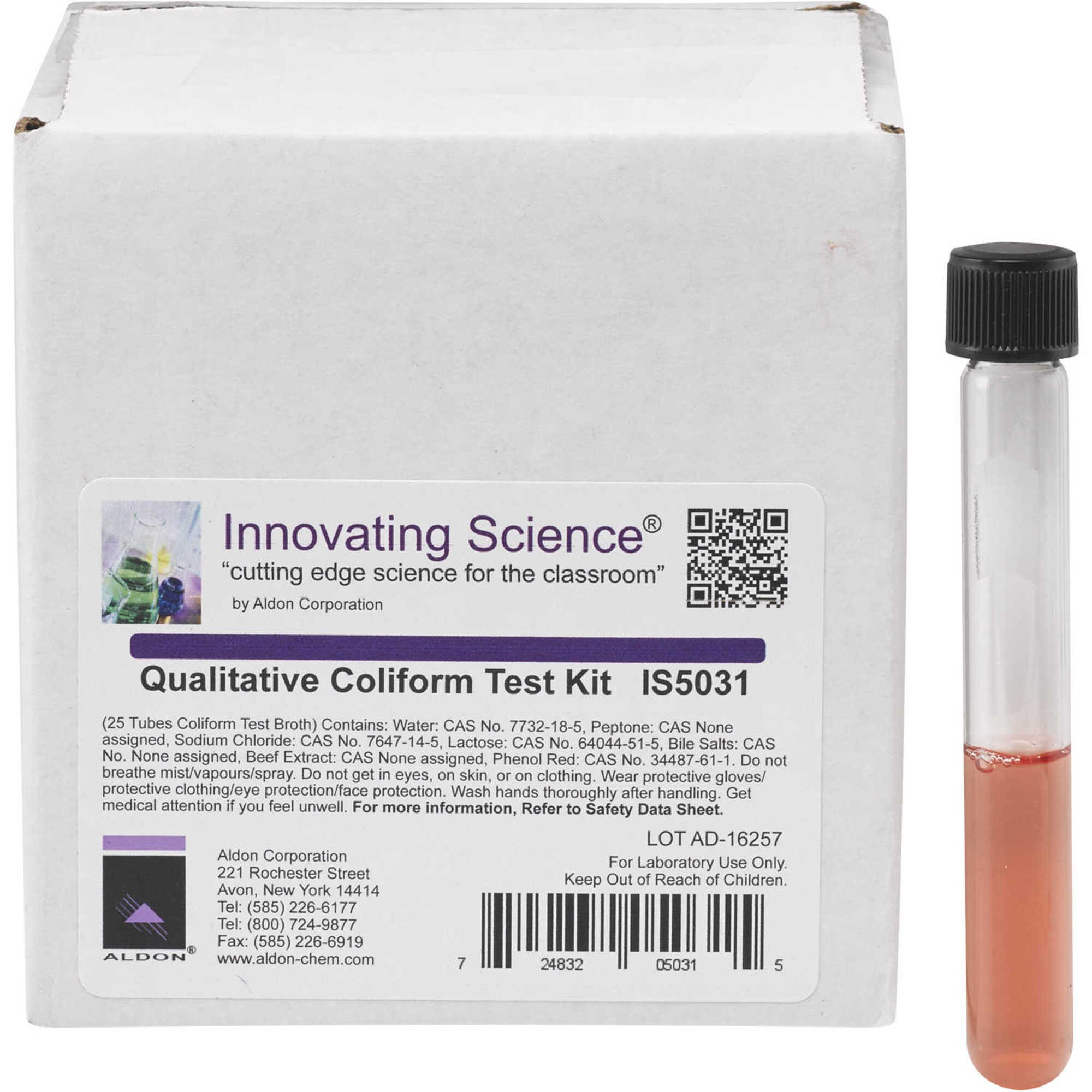 Aldon Chemicals - IS5031 - Innovating Science Qualitative Coliform Test ...