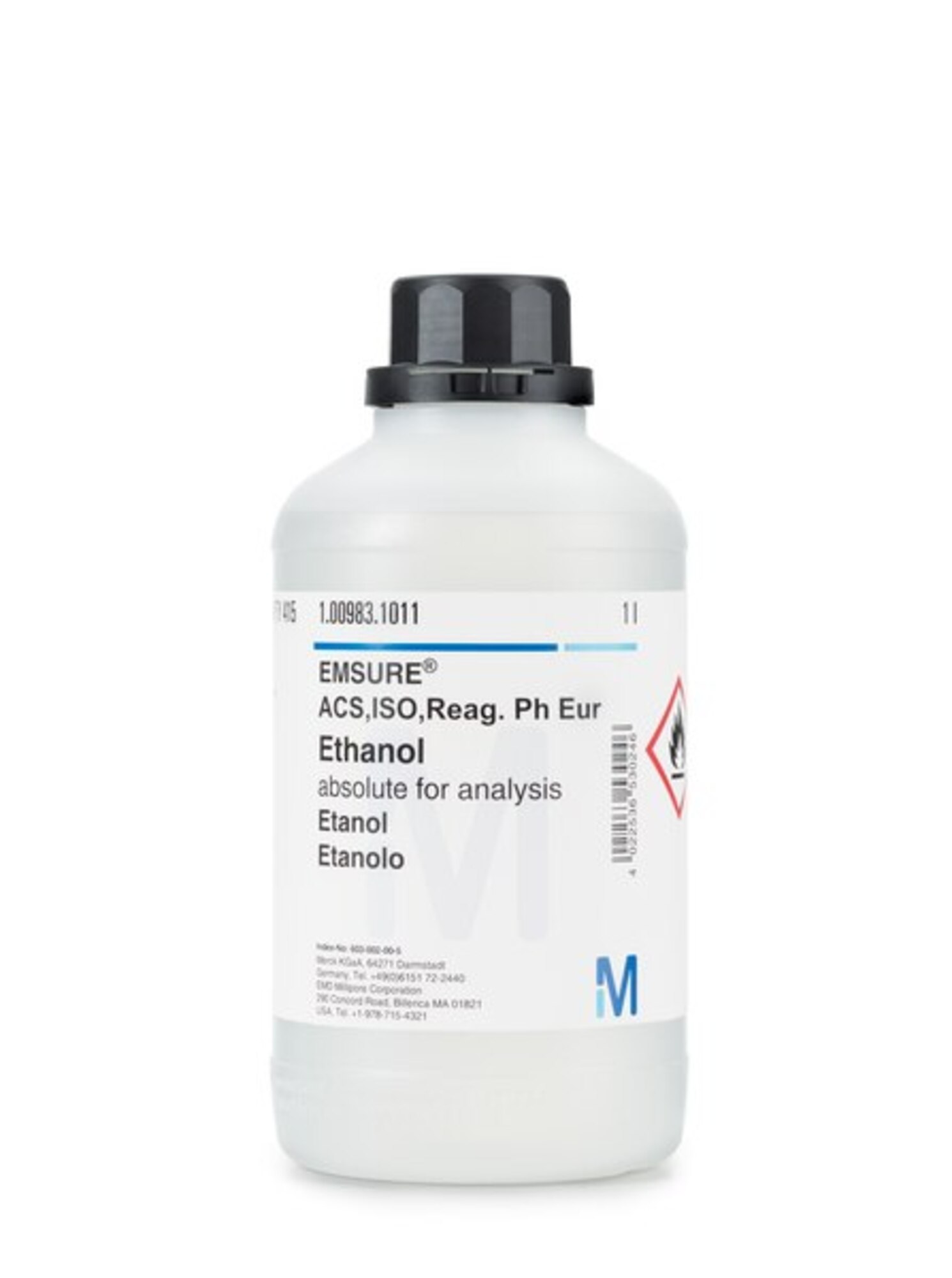 Merck Millipore - 1009832511 - Ethanol Absolute For Analysis EMSUREr ...