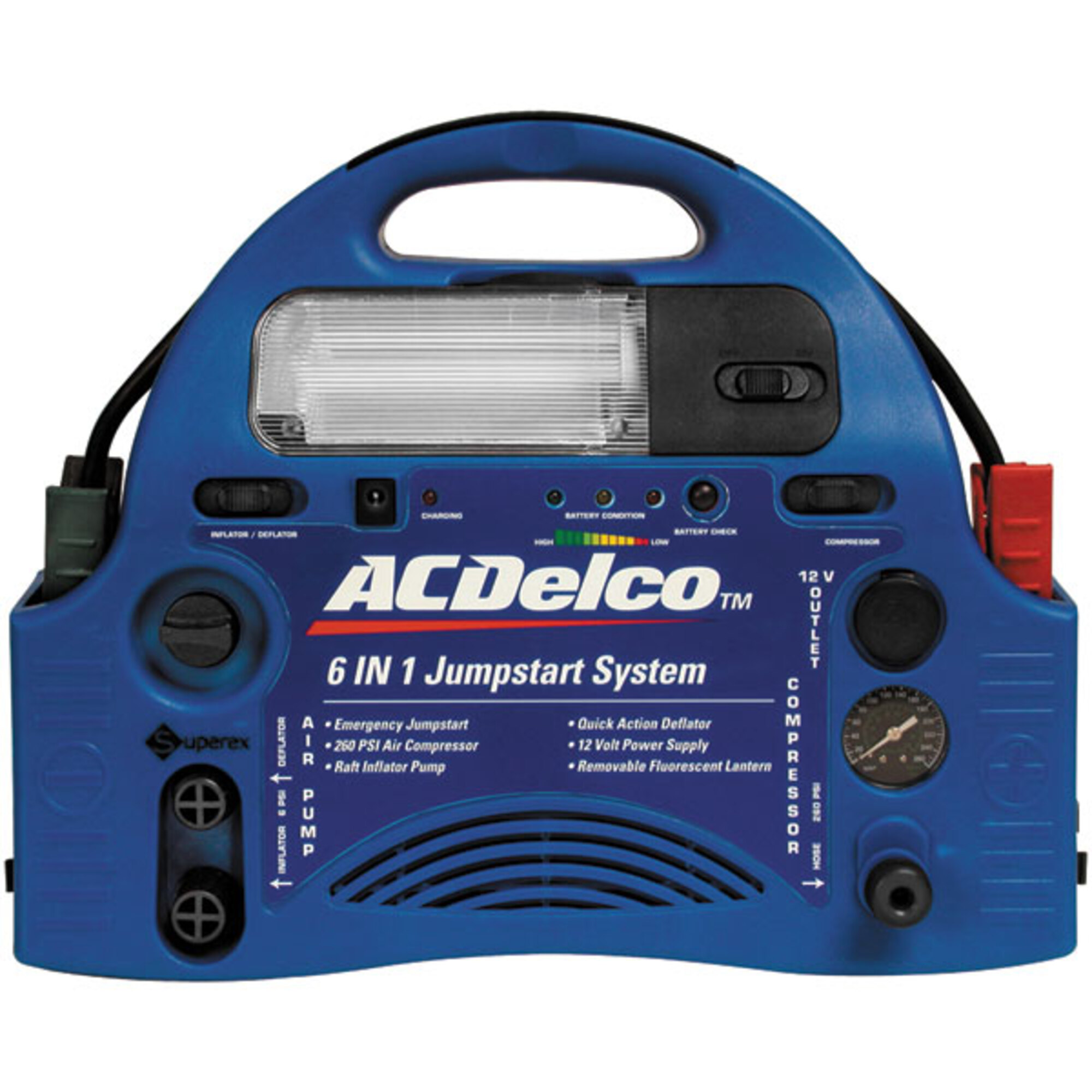 ACDELCO - 59-256U - 6 IN 1 JUMPSTART | Jump Starters | Emergency ...