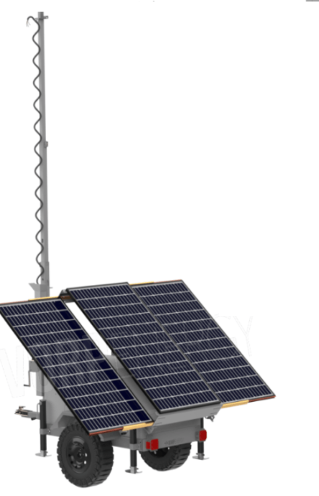Vorp Energy - MDT-400 - 400w Solar Surveillance Trailer | Power ...