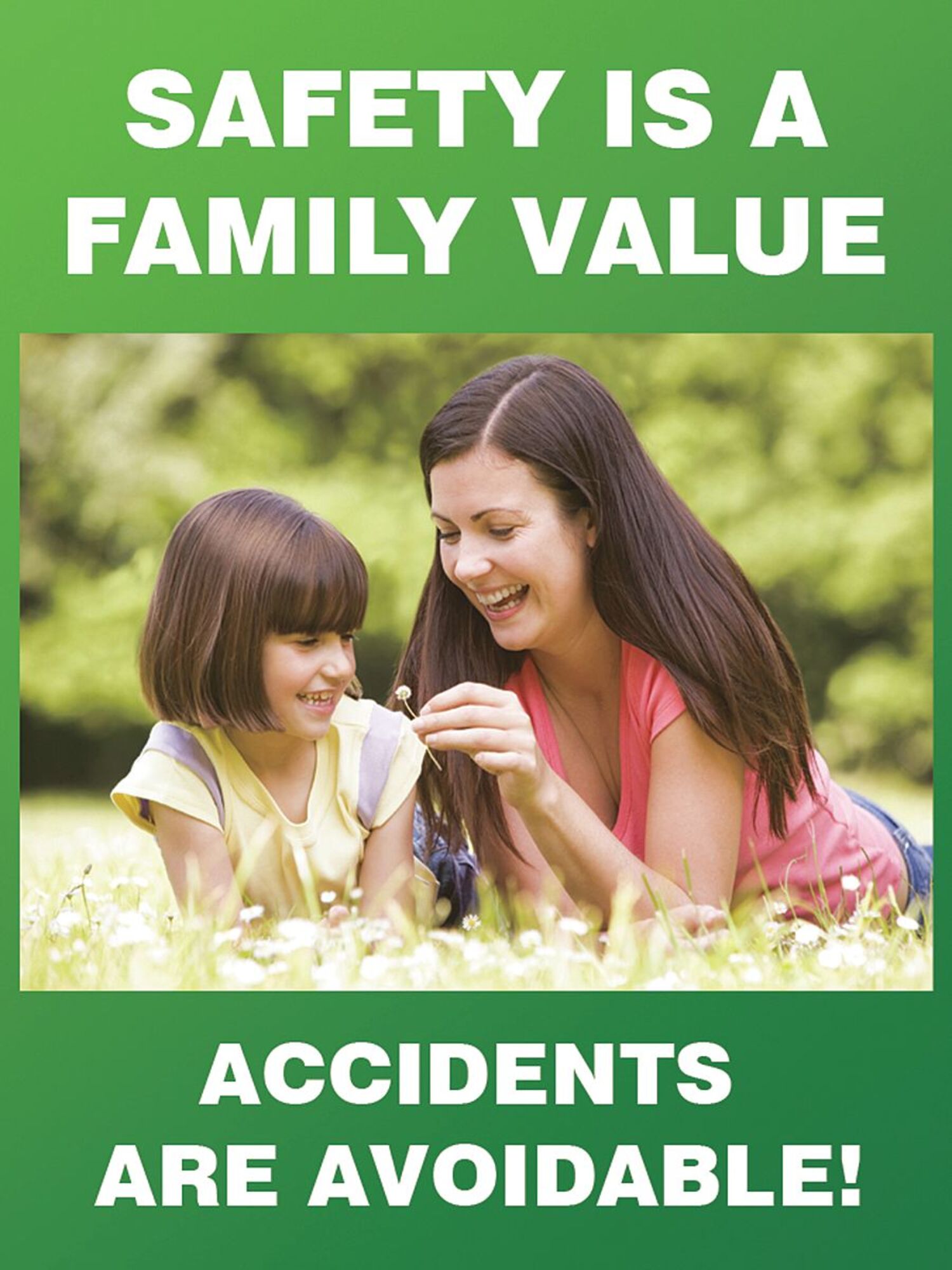 AccuformNMC / Justrite - SP124531L - Poster, Safety Banner Legend ...