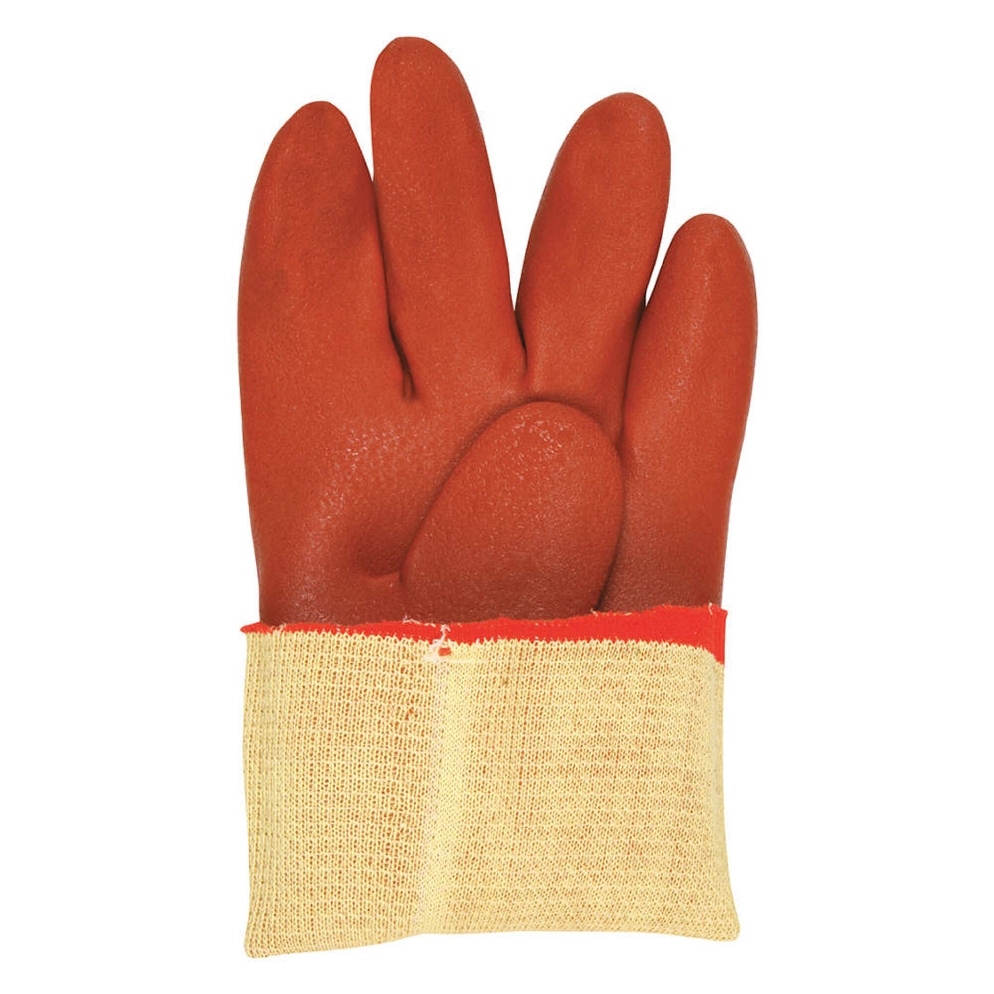 Memphis Glove - 6620KVL - RUSSET 12" PVC KEVLAR INNER L, Dozen of 12