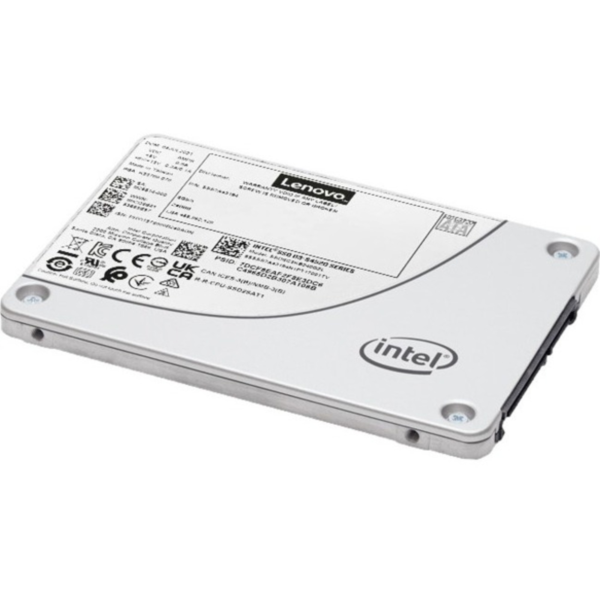 Lenovo - 4XB7A17123 - 7.68tb Ts Ssd Sata 6gb 3.5s4520 Read Intensive Hs