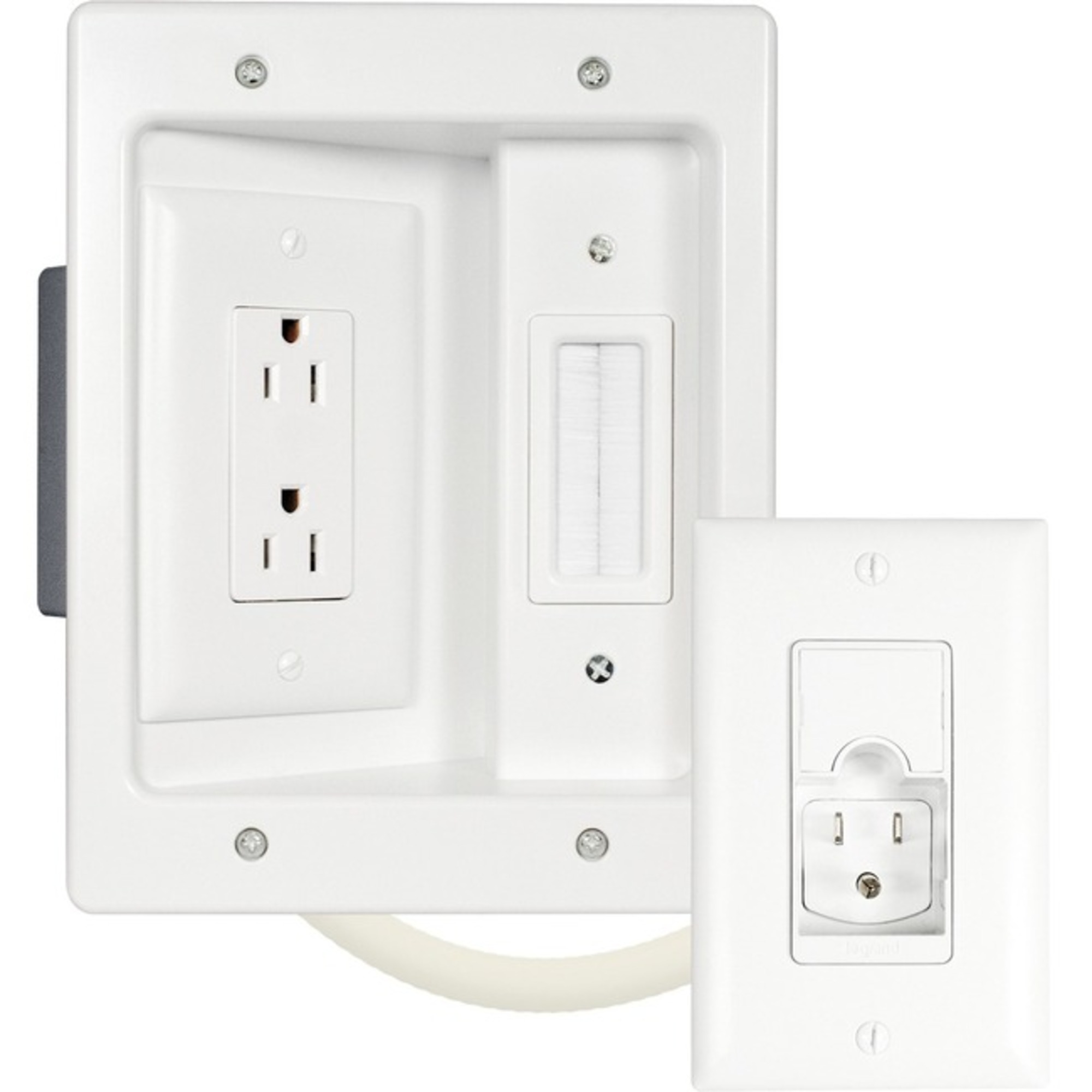 Sanus / Legrand - SA-IWP1-W1 - Sanus In-Wall TV Power and Cable ...