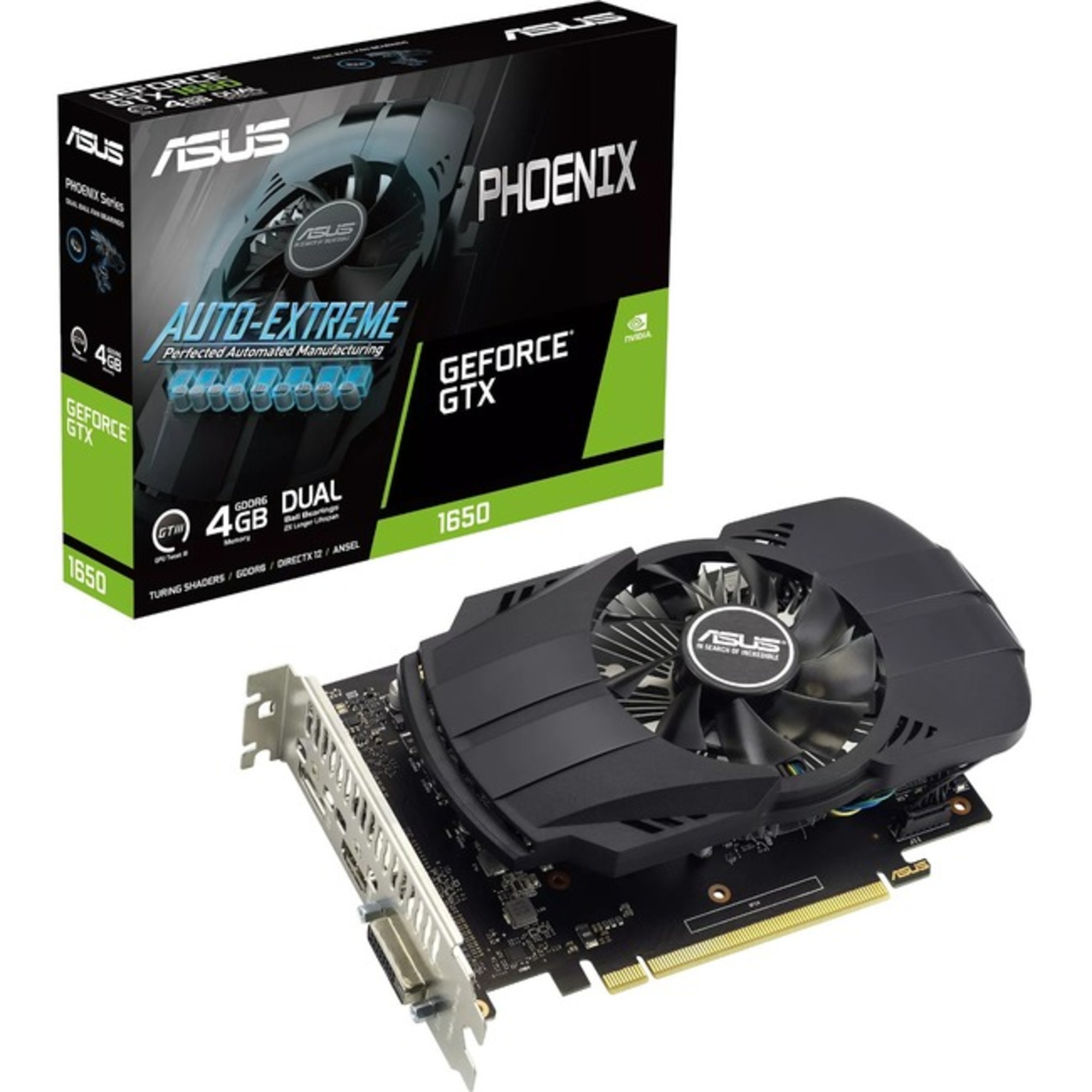 Asus - PH-GTX1650-4GD6-P-EVO - Asus NVIDIA GeForce GTX 1650 EVO Graphic ...