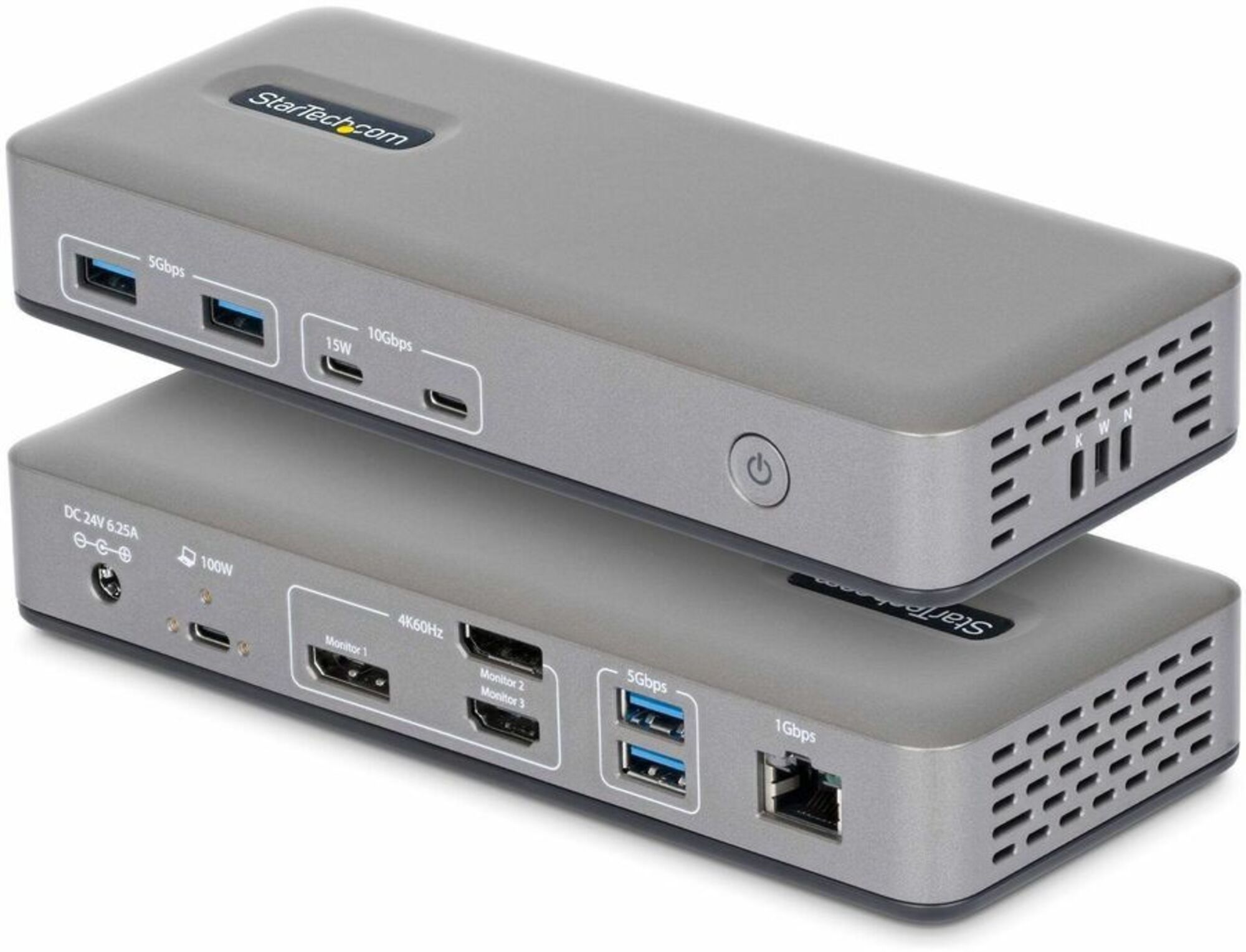 StarTech - 199N-USBC-DOCK - StarTech Triple-Monitor USB-C Docking ...