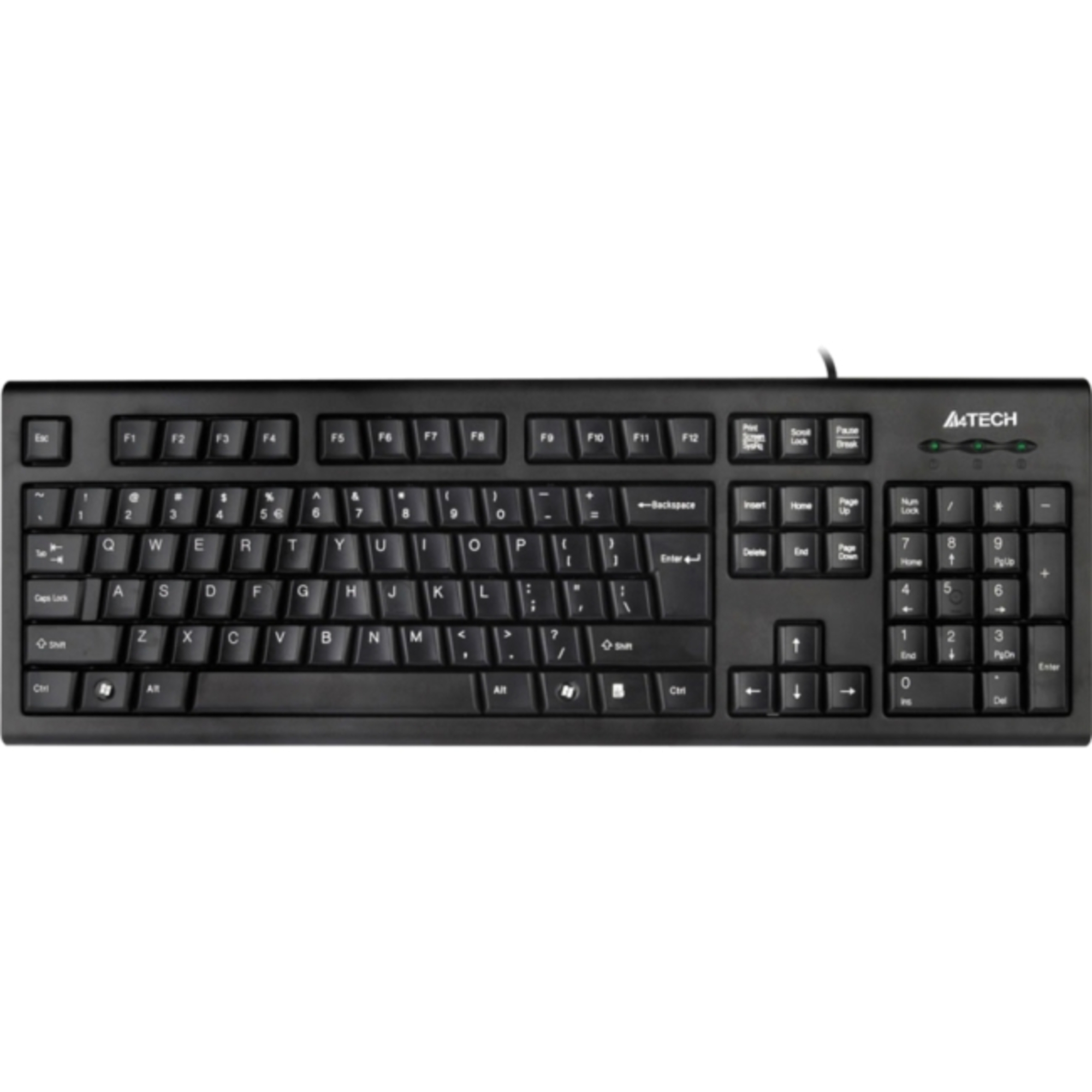 Ergoguys - KRS-85 - A4Tech Natural A Ergonomic Keyboard Round Keycaps ...
