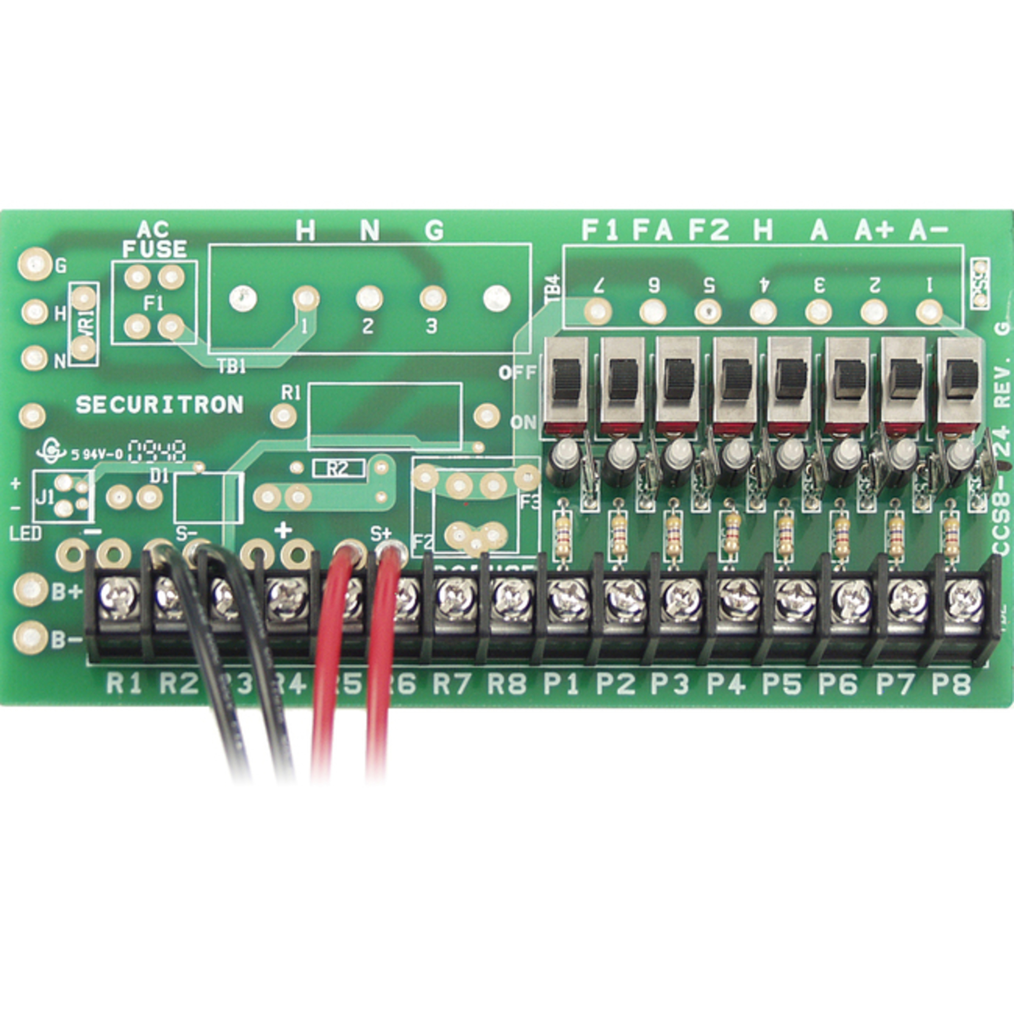 Securitron - CCB-8-12 - Securitron CCB-8-12 Control Board, 12VDC, 8 ...