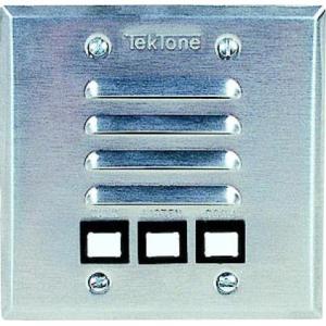 TekTone - IR-207B - TekTone 2-Gang Stainless 4-Wire Apt. Station ...