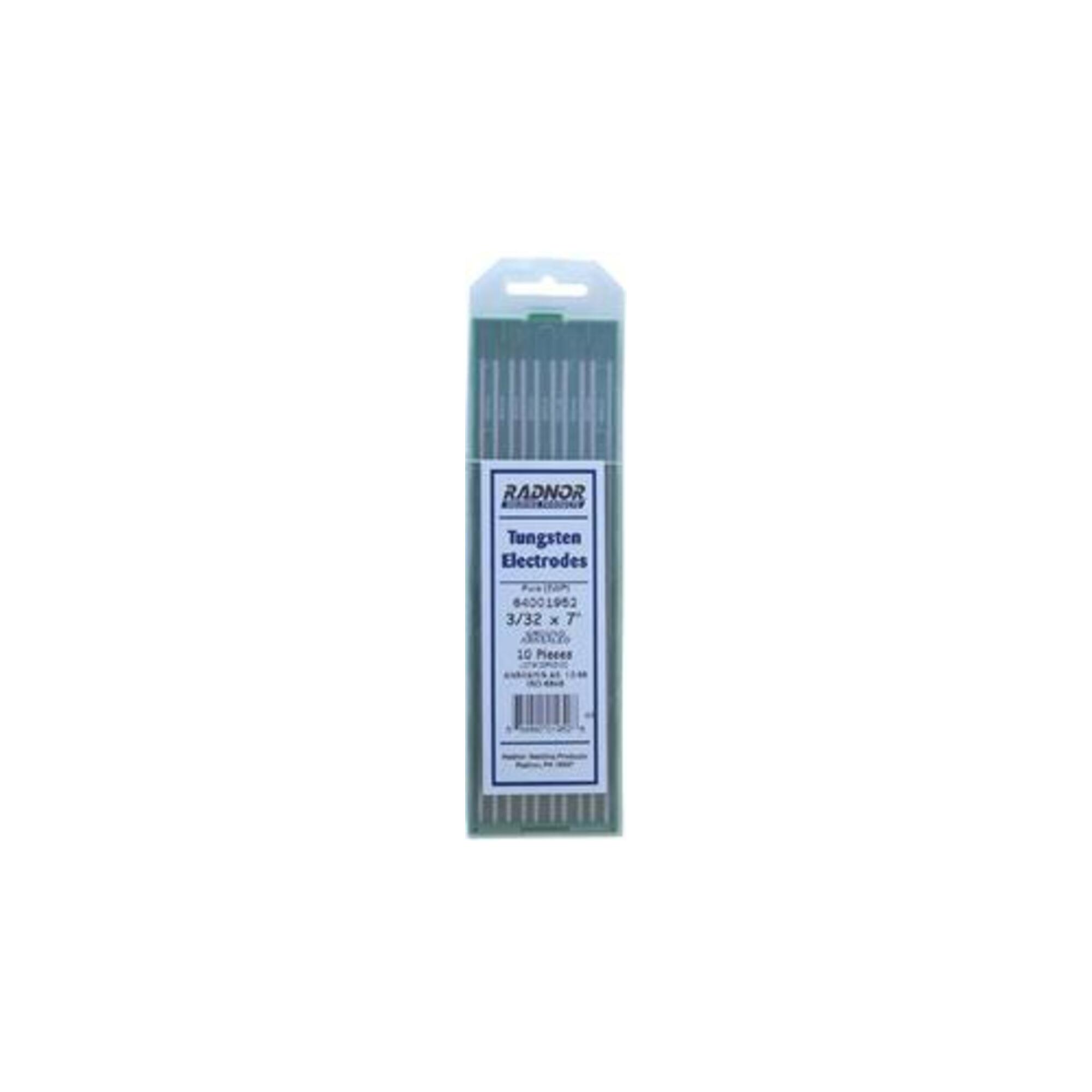 Radnor Welding - 332-3G-PK - RADNOR 3/32" X 3" Pure Tungsten Electrode ...