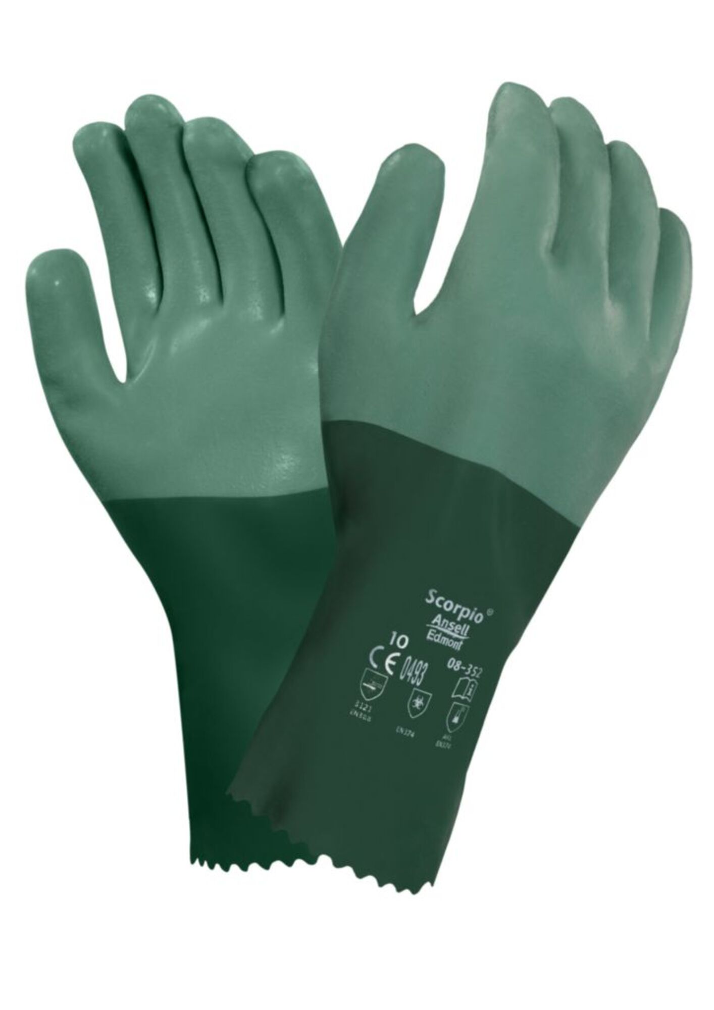 Ansell - 212513 - Ansell 212513 Gloves, AlphaTec 08-352, Neoprene ...