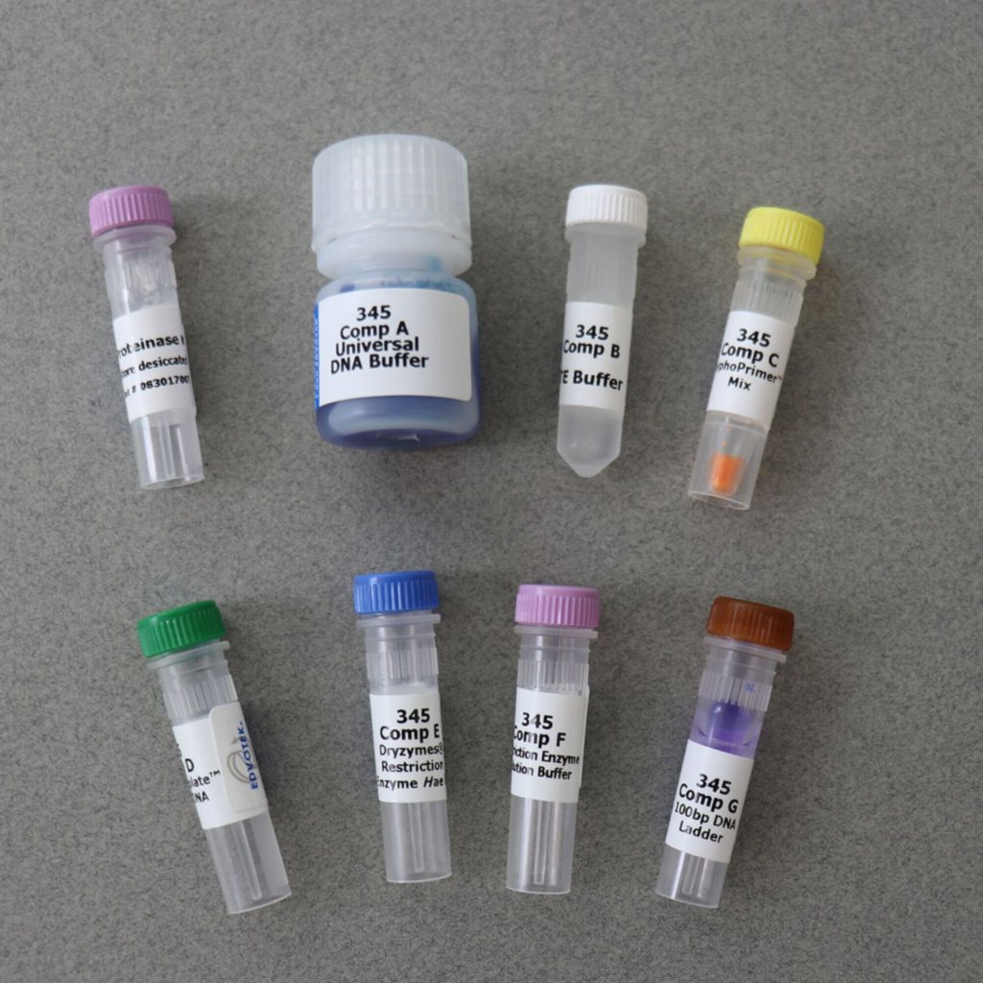 Edvotek - 345-FB - KIT 345 REFILL COMPONENTS A-G, PROK (Each ...
