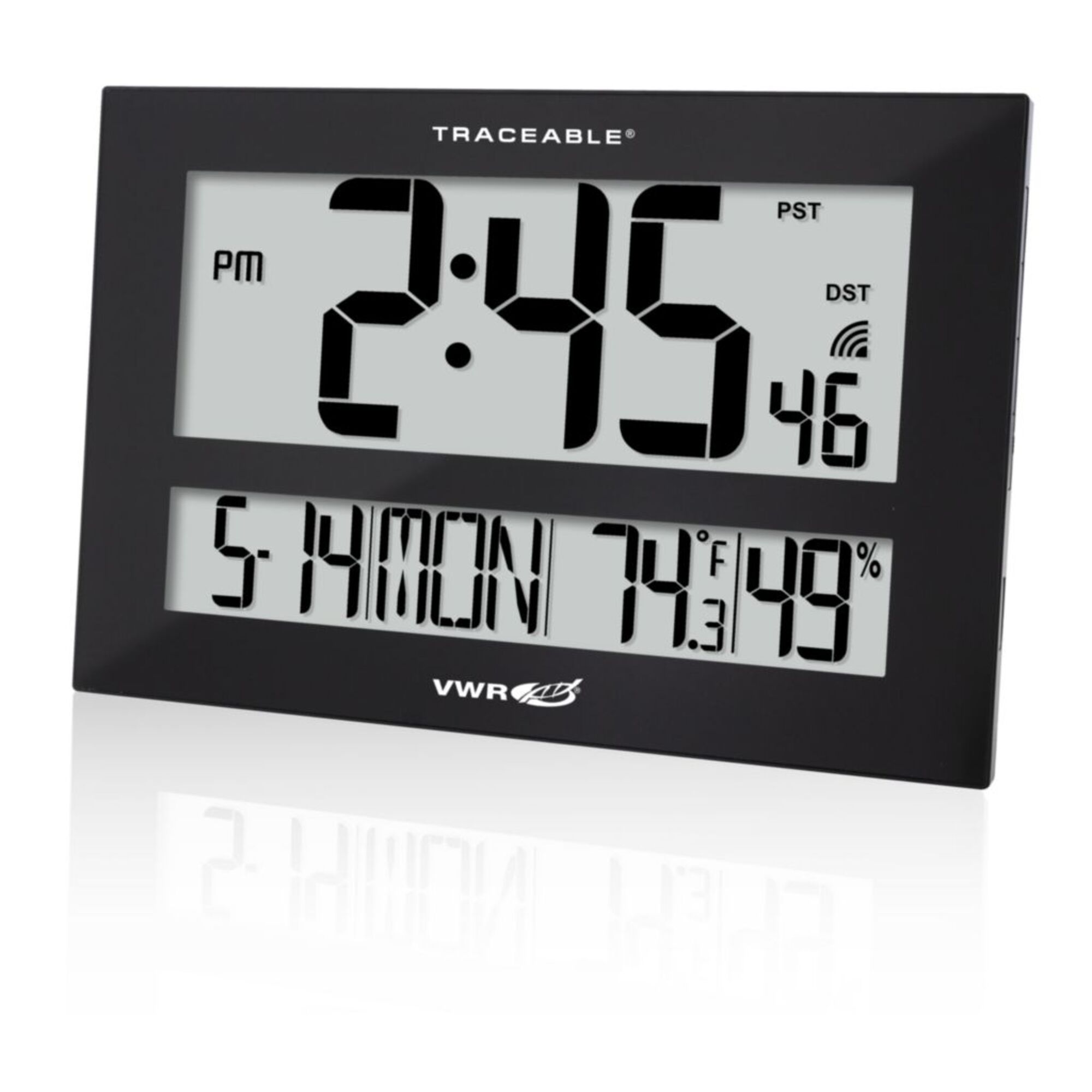 VWR - 76214-380 - VWR TRACEABLE TEMPERATURE/HUMIDITY CLOCK (Each ...