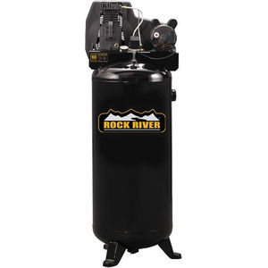 Rock River Tool - 0289718 - 230V 3.7 HP 60gal Rock River 1-Phase Single ...
