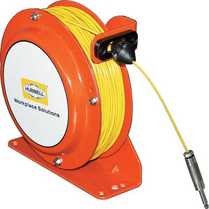 Gleason Reel / Hubbell - OSD100-SS-YL-SG-P1 - 100' Cable HD Open Spool ...
