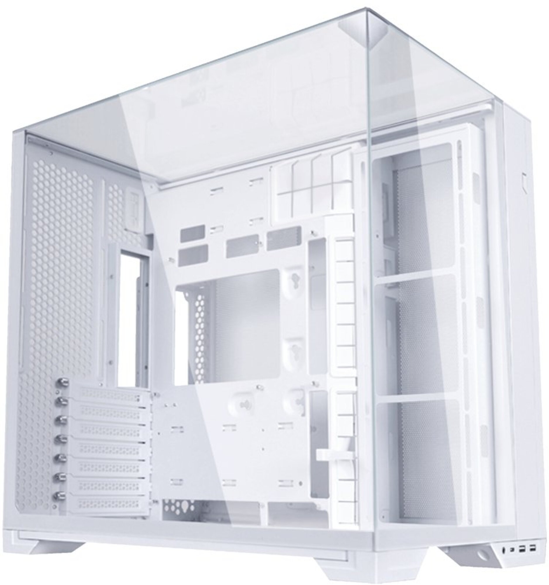 Lian Li - O11VPW - LIAN LI O11Vision Compact White / Steel / Tempered ...
