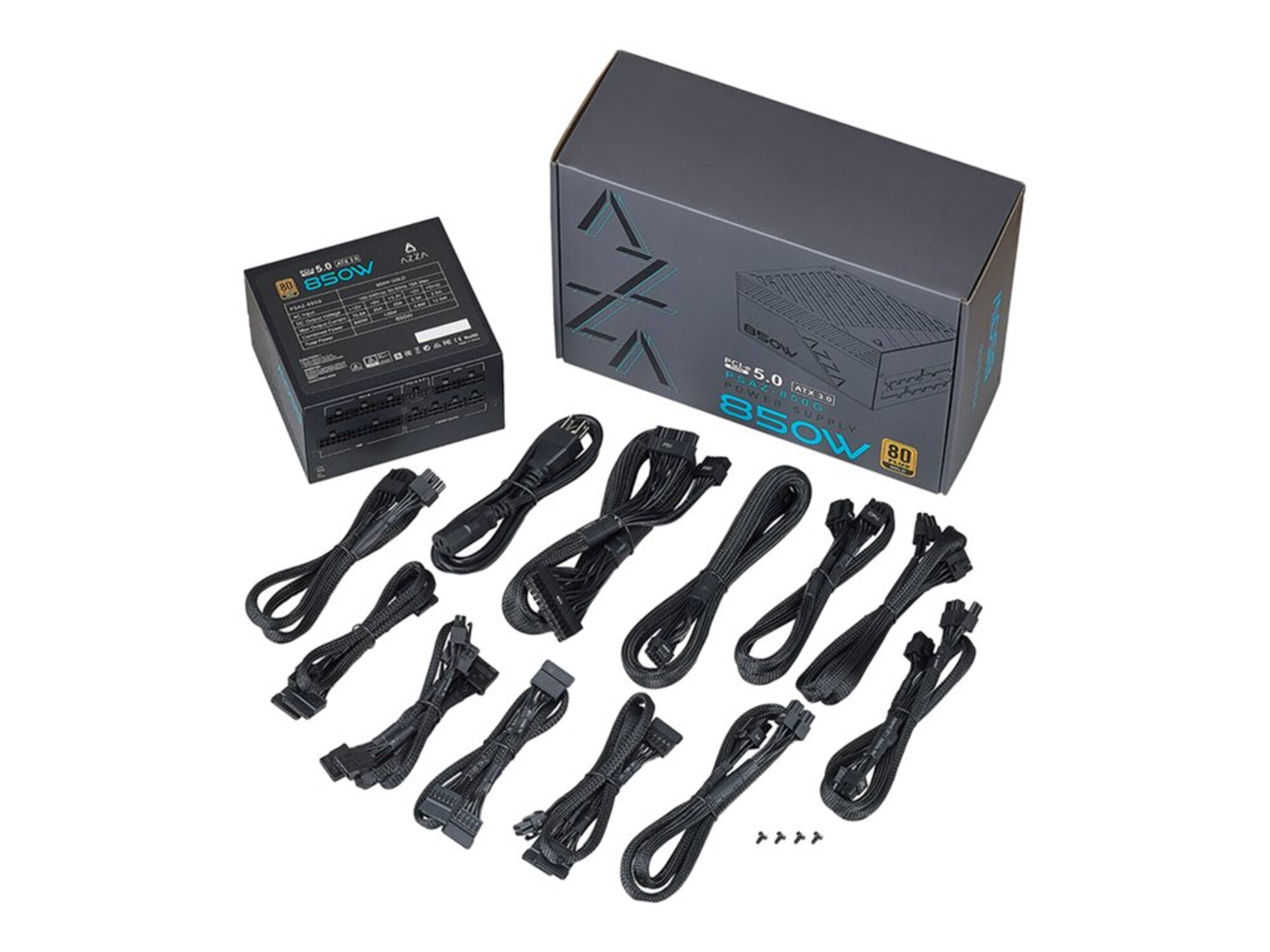 AZZA Technology - PSAZ-850G - AZZA - Power supply (internal) - ATX12V 3 ...
