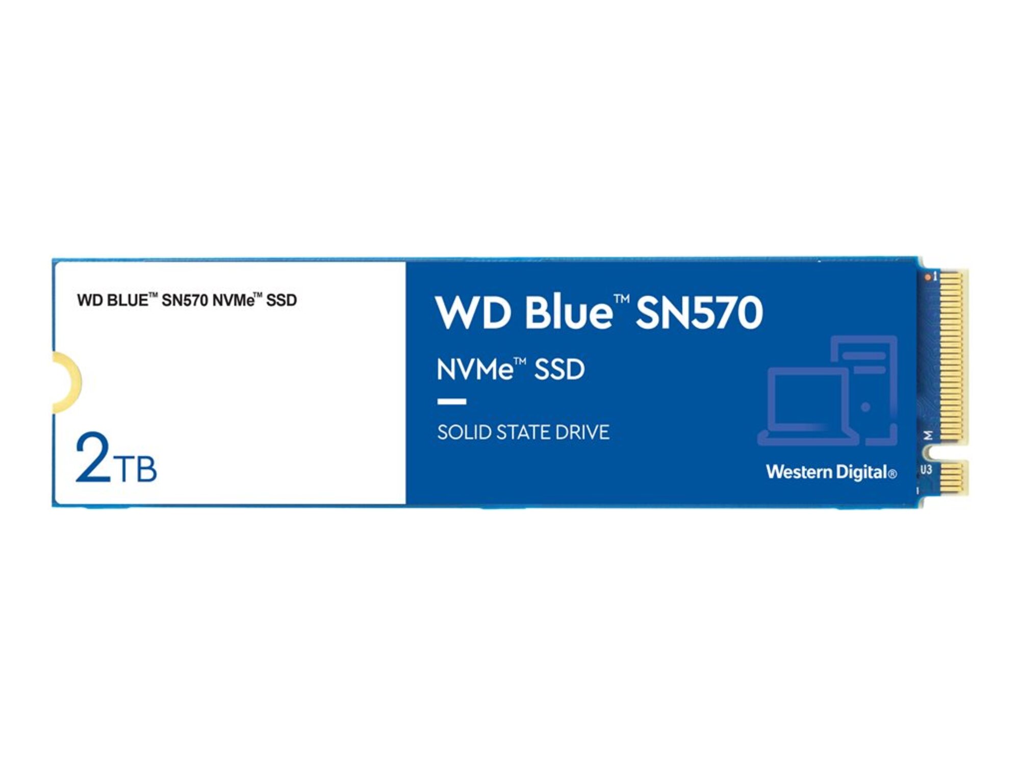 Western Digital - WDS200T3B0C - WD Blue SN570 WDS200T3B0C 2 TB Solid ...