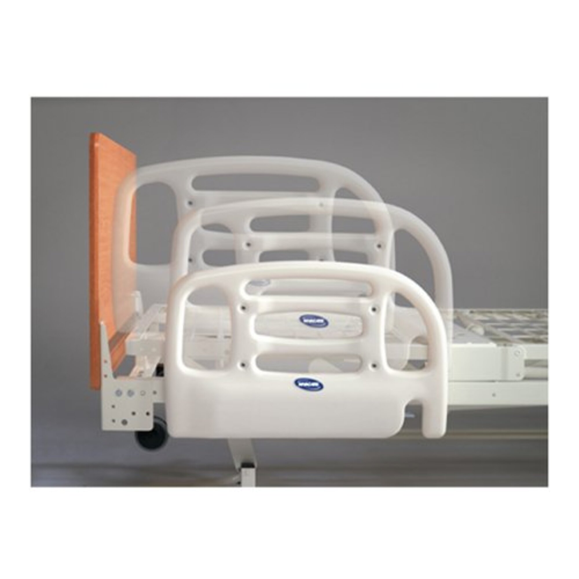 Invacare - IHRAILTS-DLX - Half Length Bed Side Rail ThinkSoft 24 Inch ...