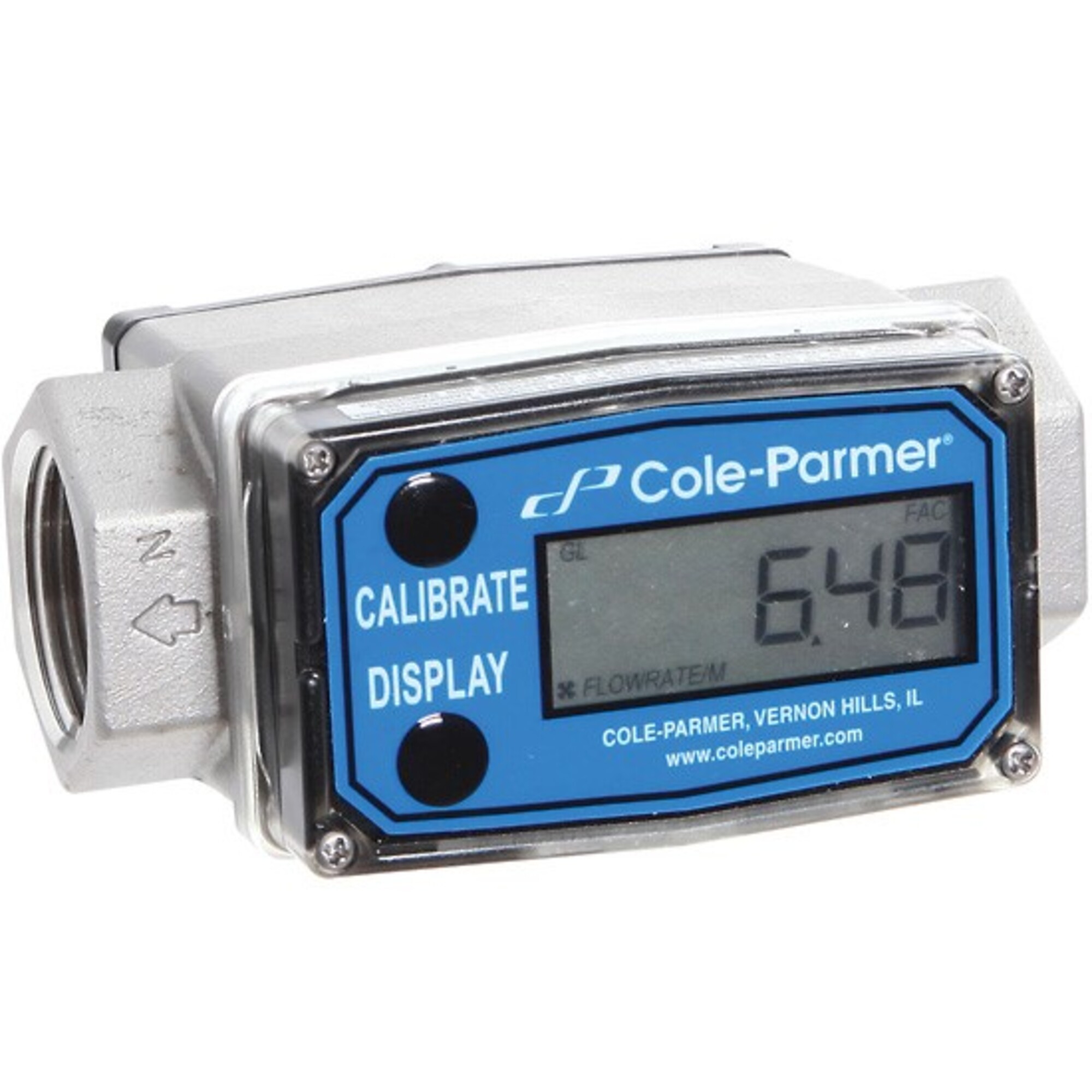 Cole-Parmer - EW-05609-03 - Masterflex Turbine Flowmeter/Totalizer with ...