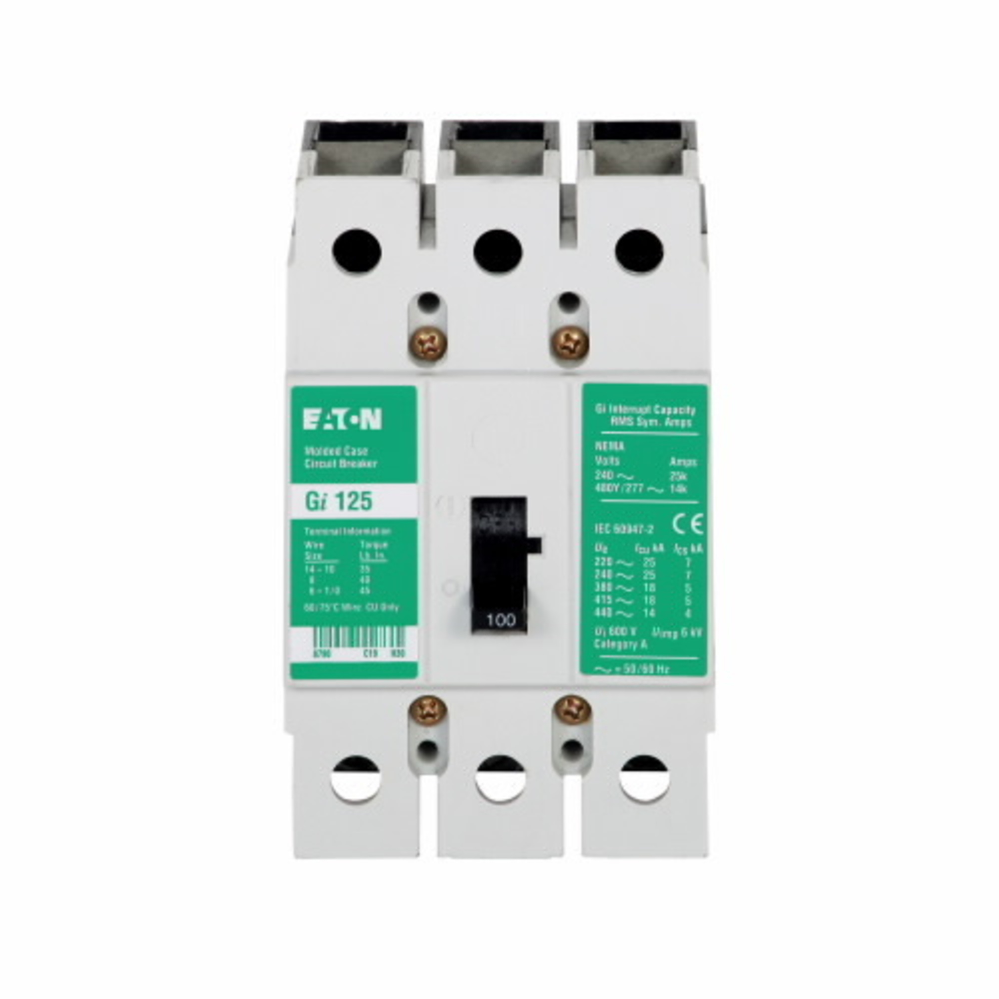 Eaton Electrical - GI3060 - Eaton Series C complete molded case circuit ...