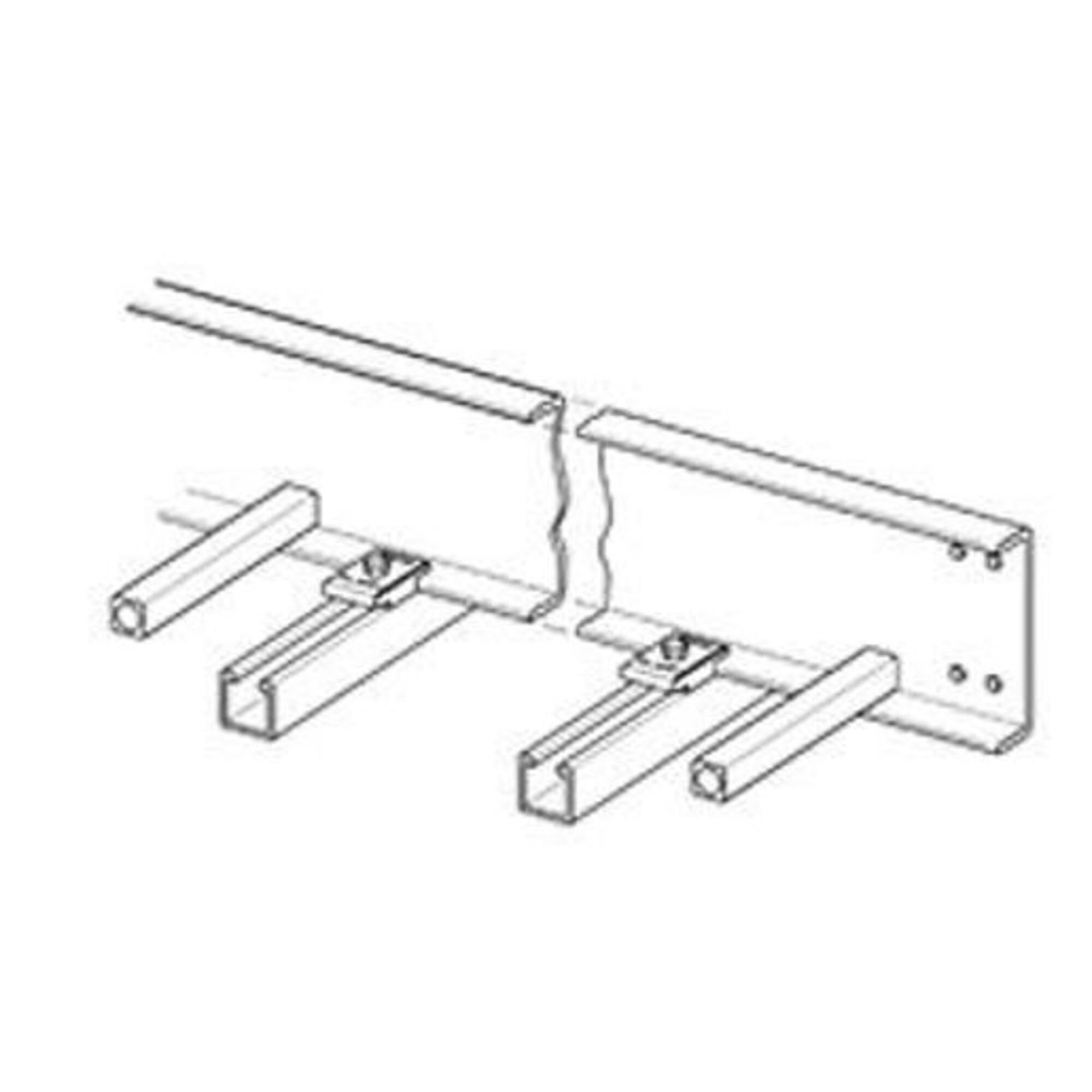 Eaton Electrical - 9F-1208 - Cable Tray Fitting, Clamp/Guide, Glass ...