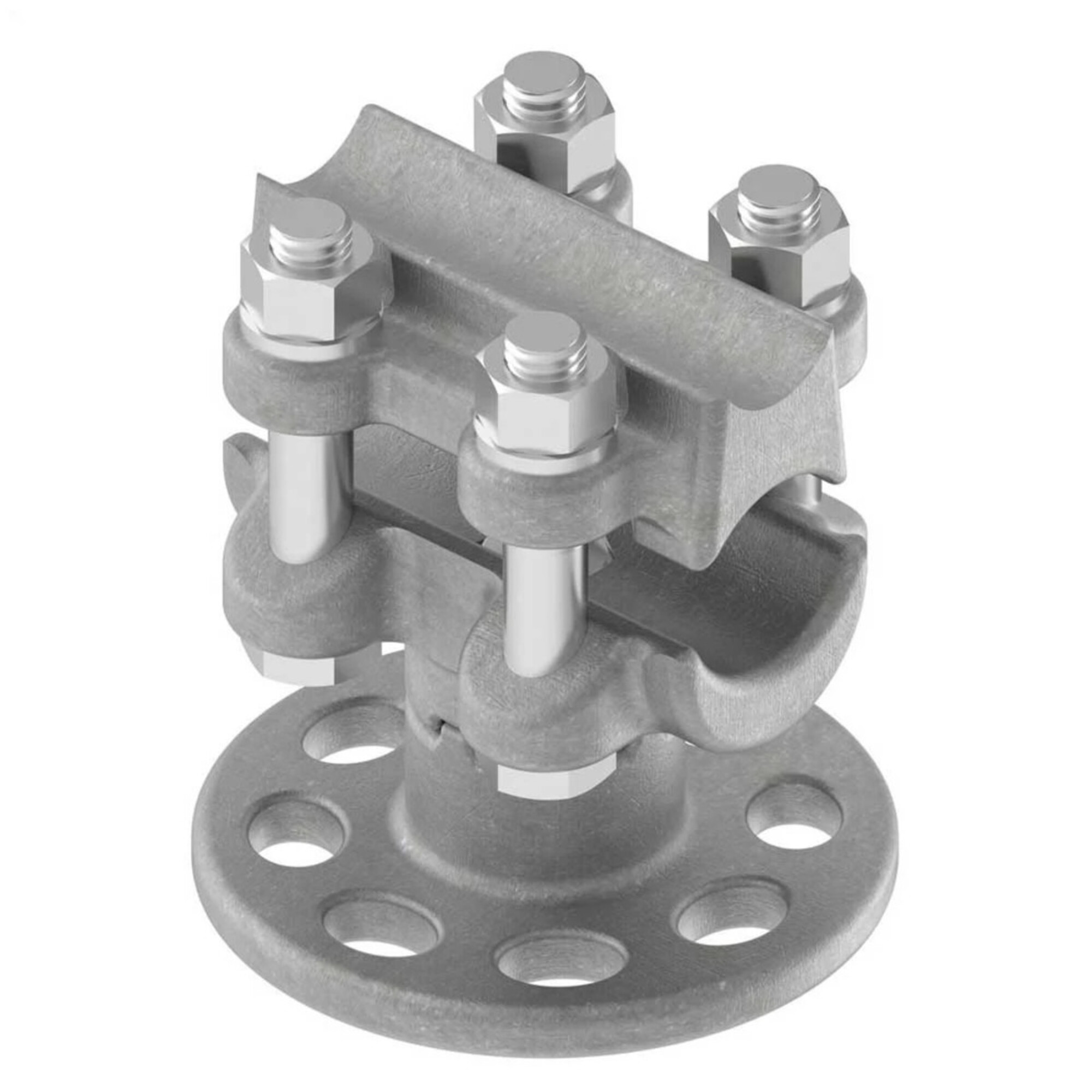 Hubbell - ACS95 - ANDERSON Bus Support, Aluminum, 3-3/4 L x 2-11/16 in ...
