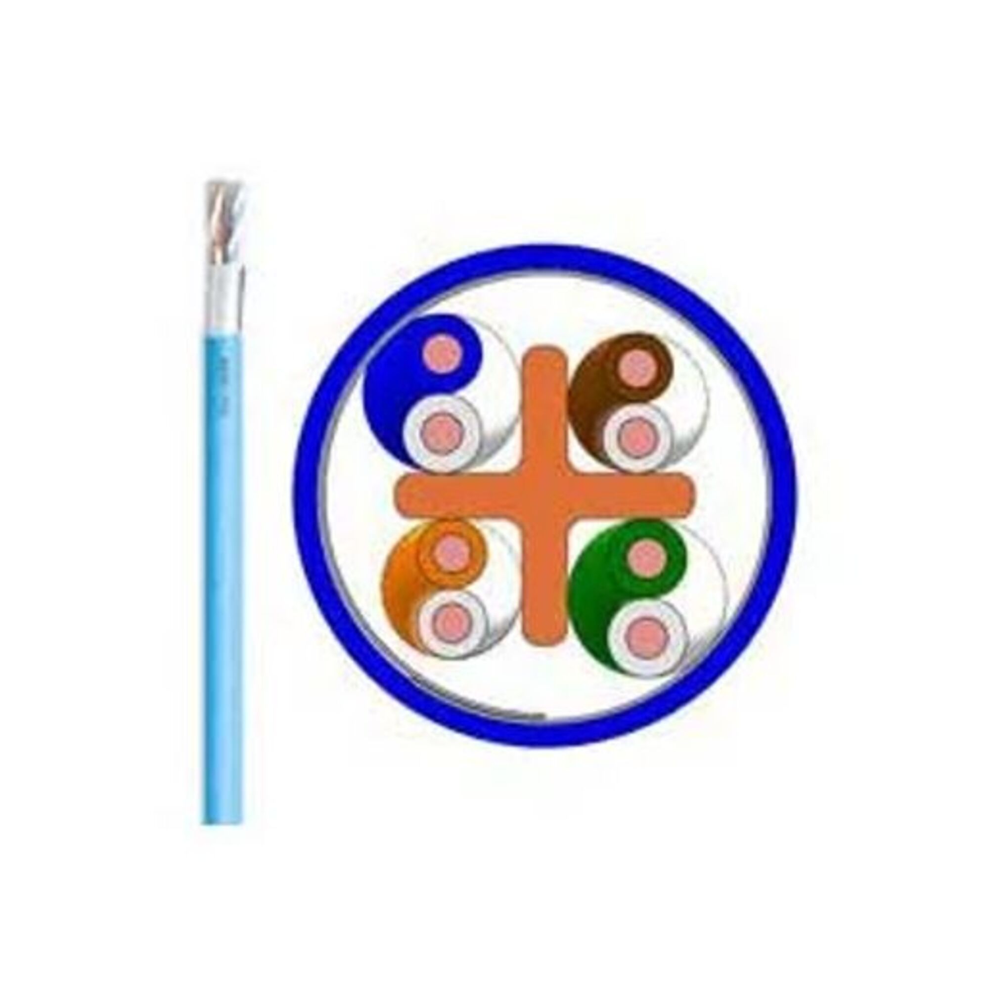 Berk-Tek - 6AP4P24-BL-R-BER-AP-FH-SD - 11101842 - LANmark, Cat 6A, 23 ...